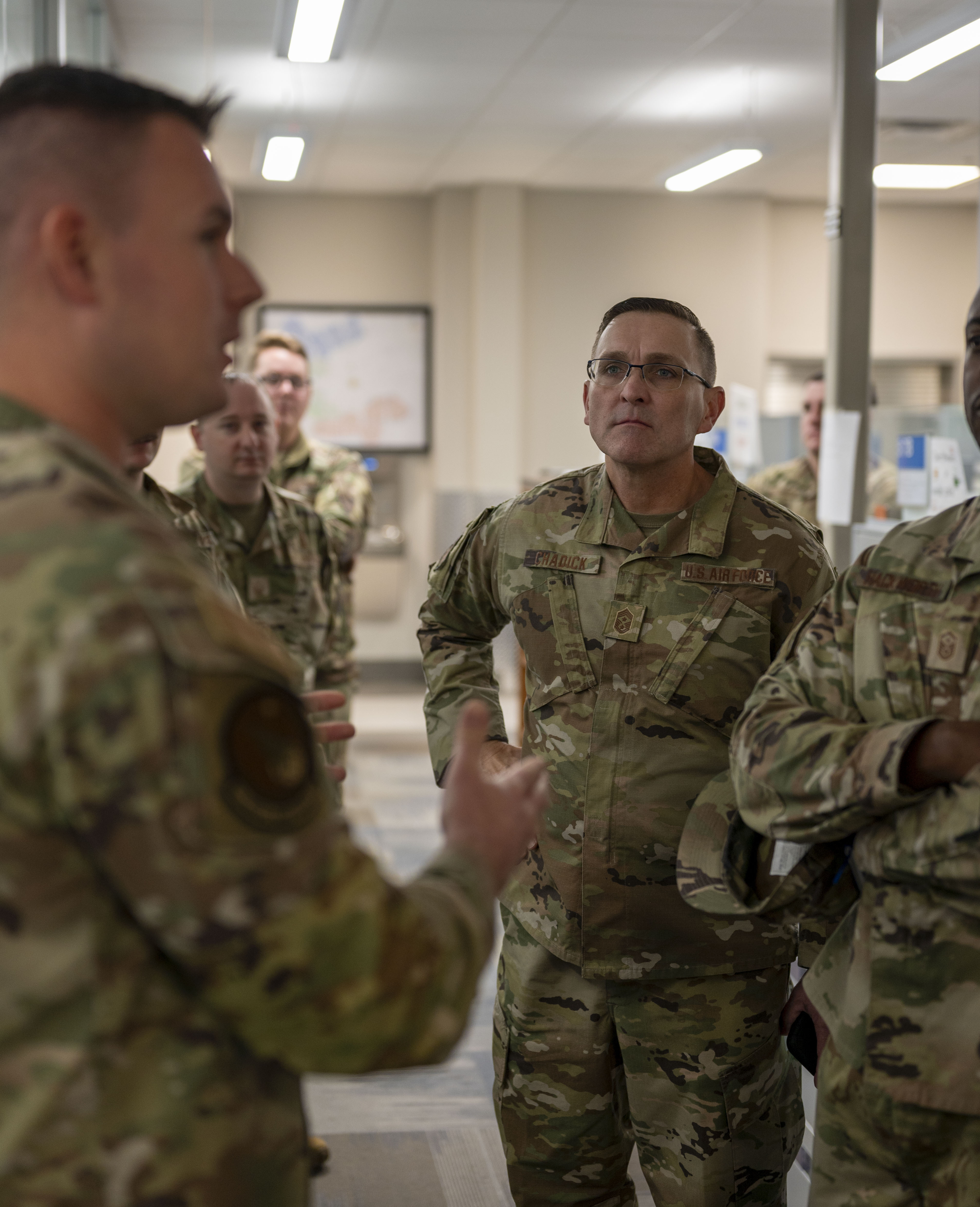 CMSgt Chadick tours the 91st Missile Wing > Minot Air Force Base ...