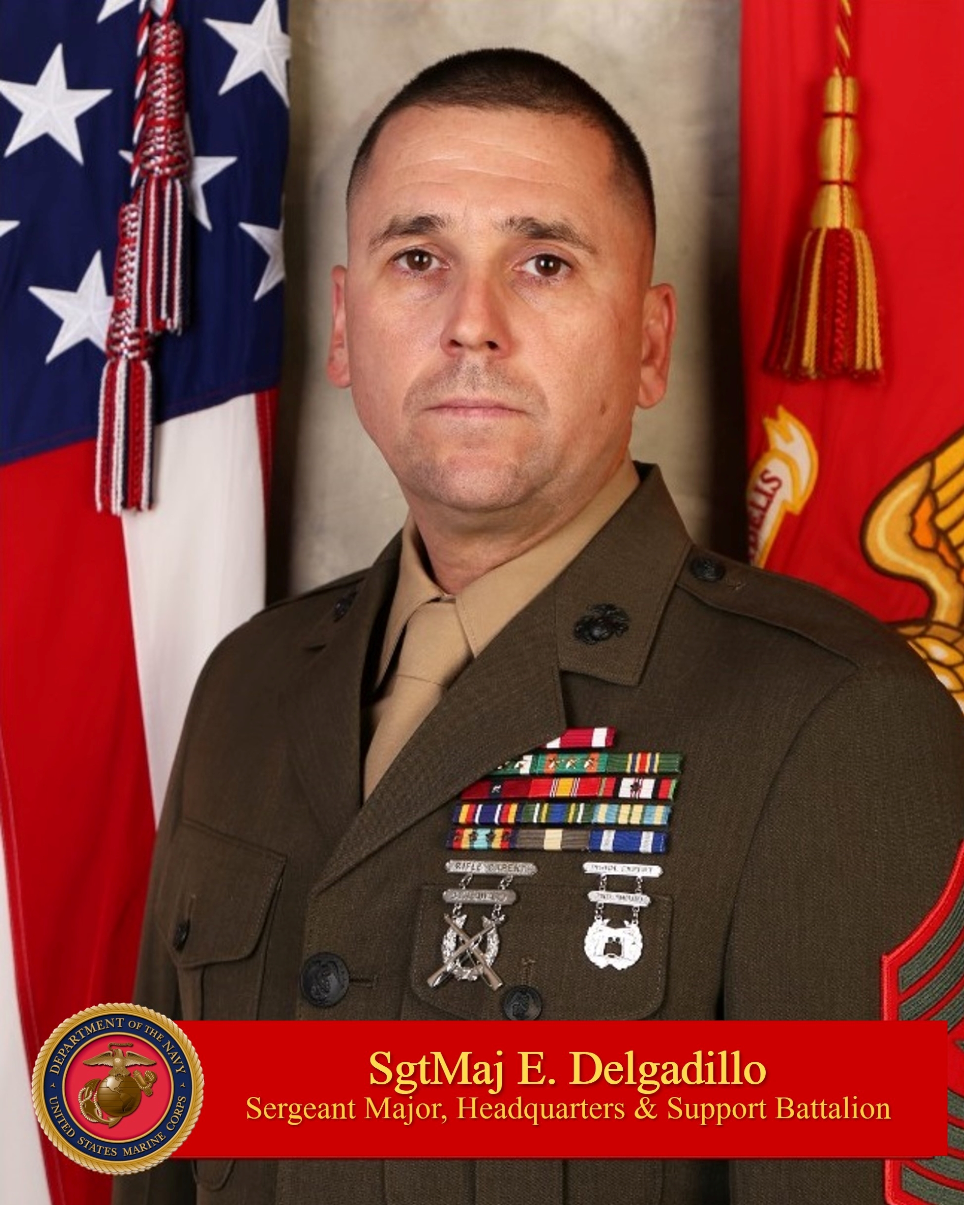 Sergeant Major Ernesto Delgadillo > School of Infantry - West > Biography