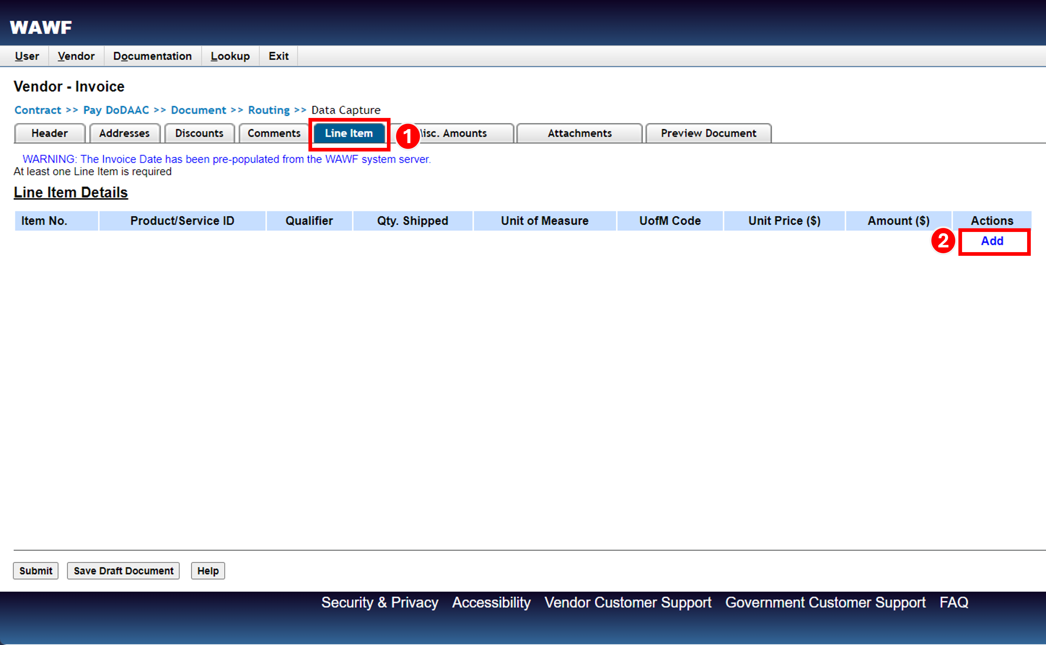 Stand Alone Invoicing Process > Defense Logistics Agency > All Vendor ...
