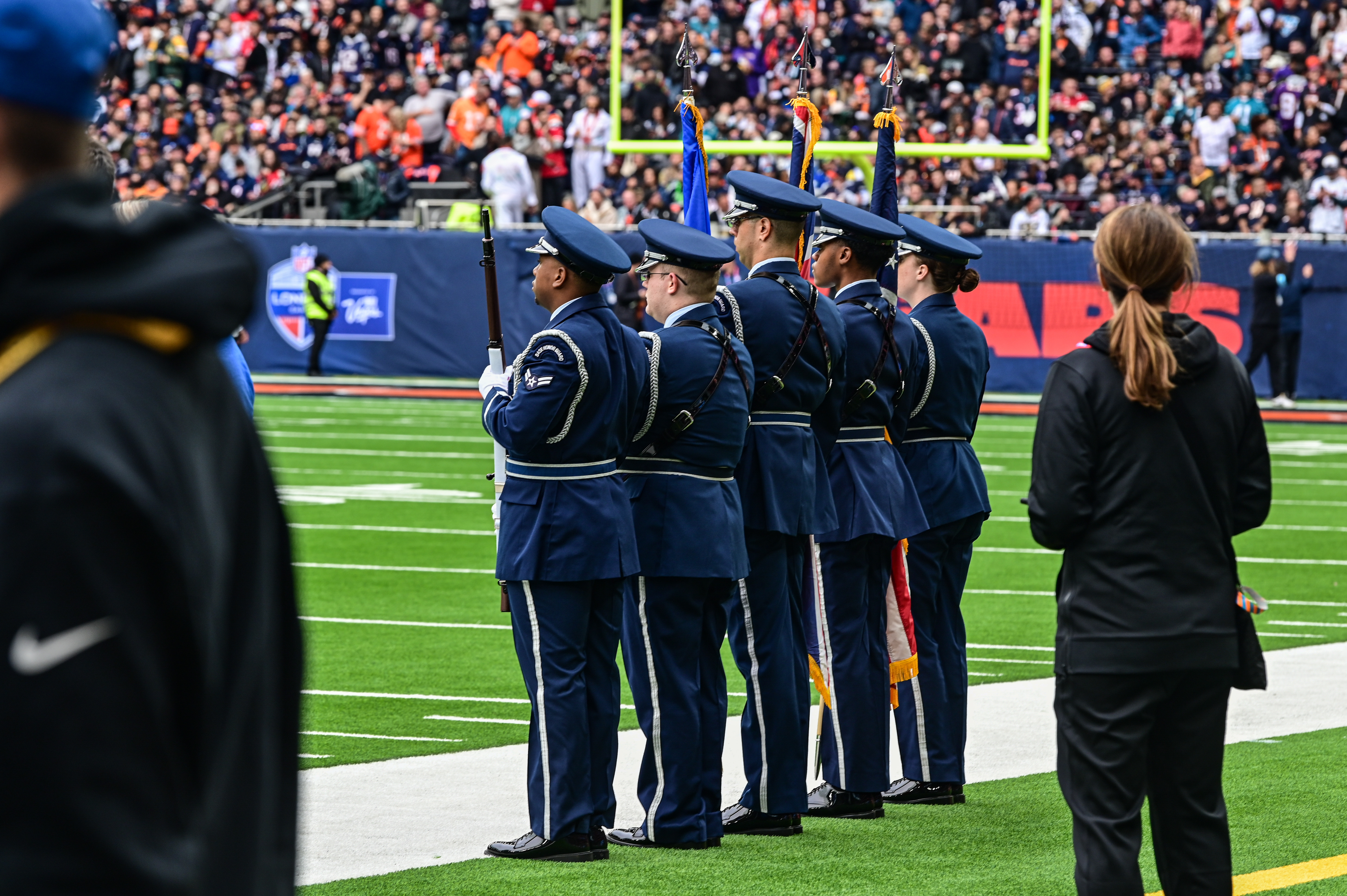 100th ARW and 48th FW Honor Guard perform at London NFL game > Royal ...