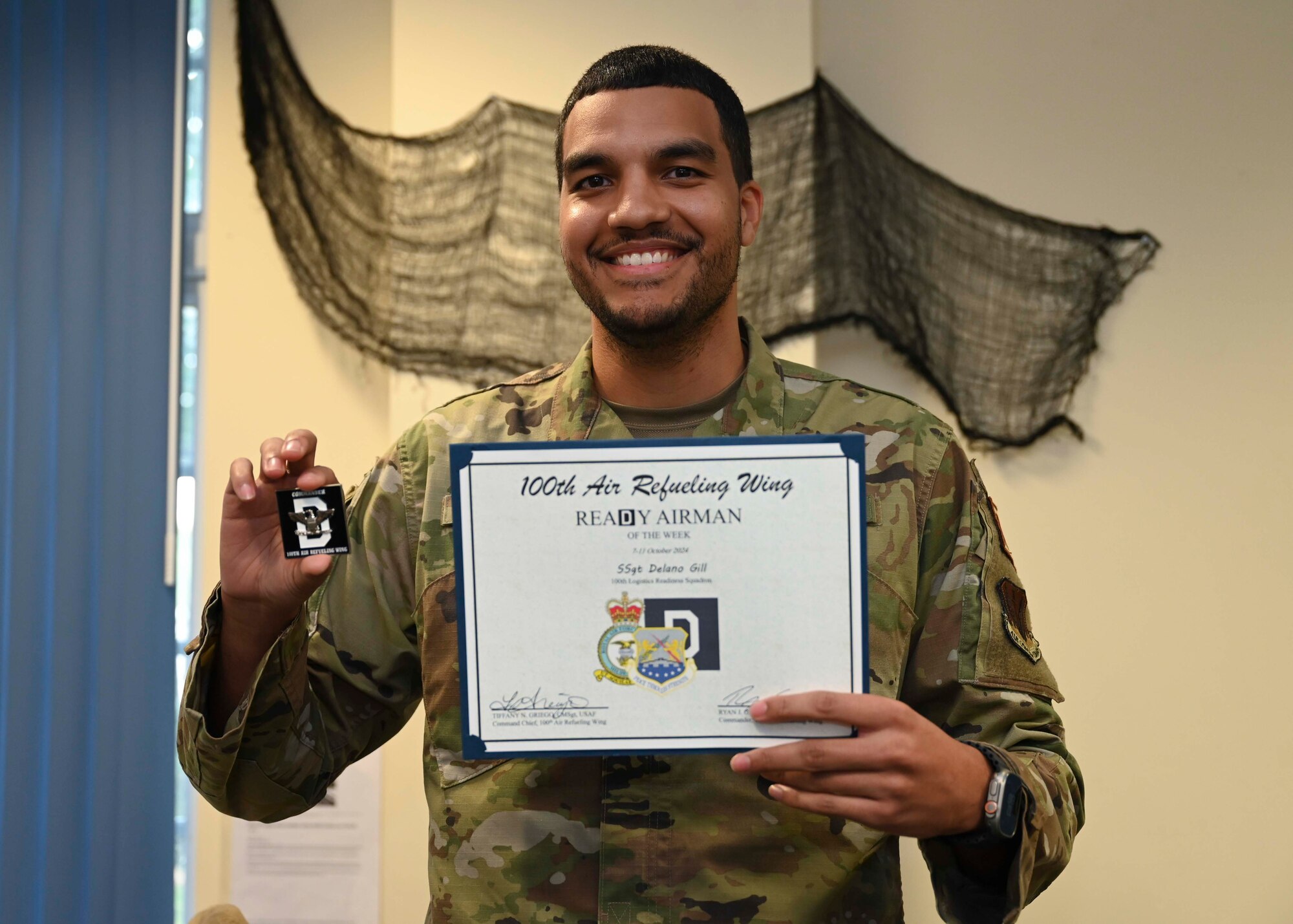 ReaDy Airman of the Week: 100th LRS Airman recognized > Royal Air Force ...