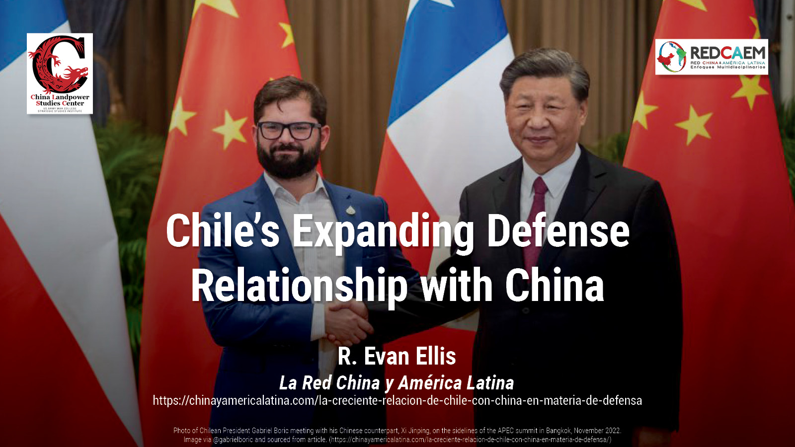 Chile’s Expanding Defense Relationship with China > US Army War College ...
