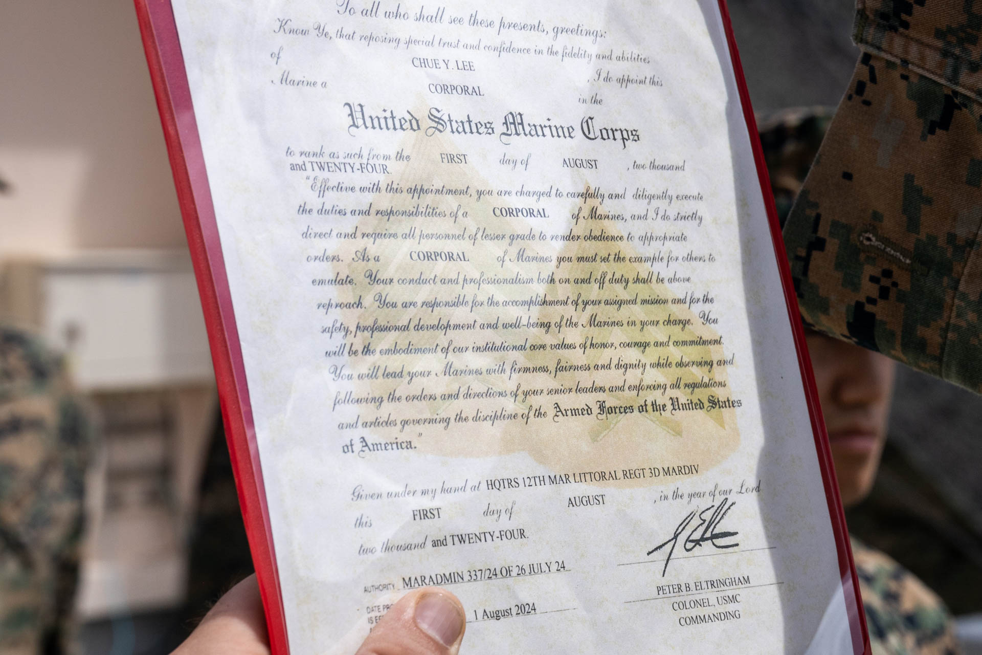 12th MLR Marines Make History as First to Achieve Non-Commissioned ...