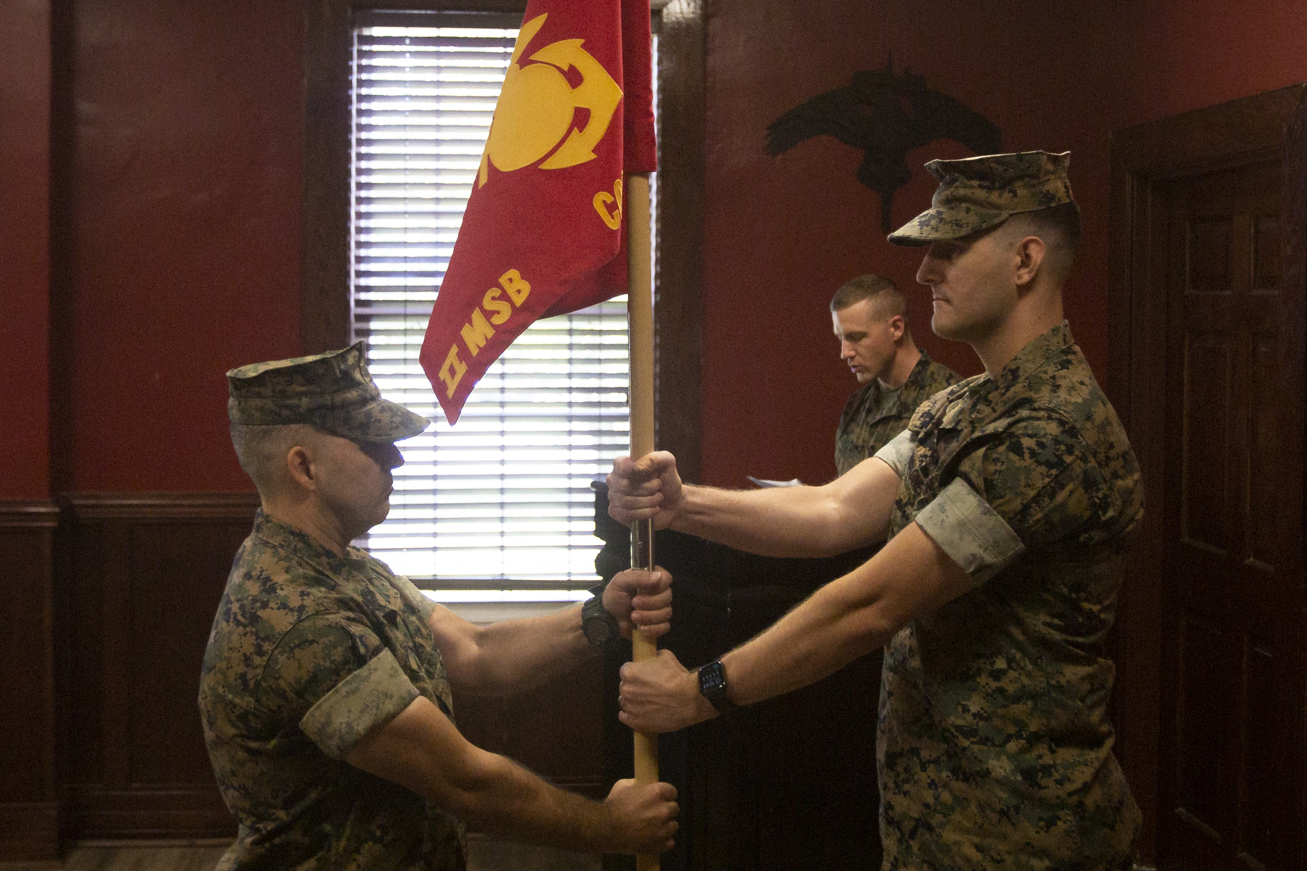 II MSB COMMSTRAT Change of Command