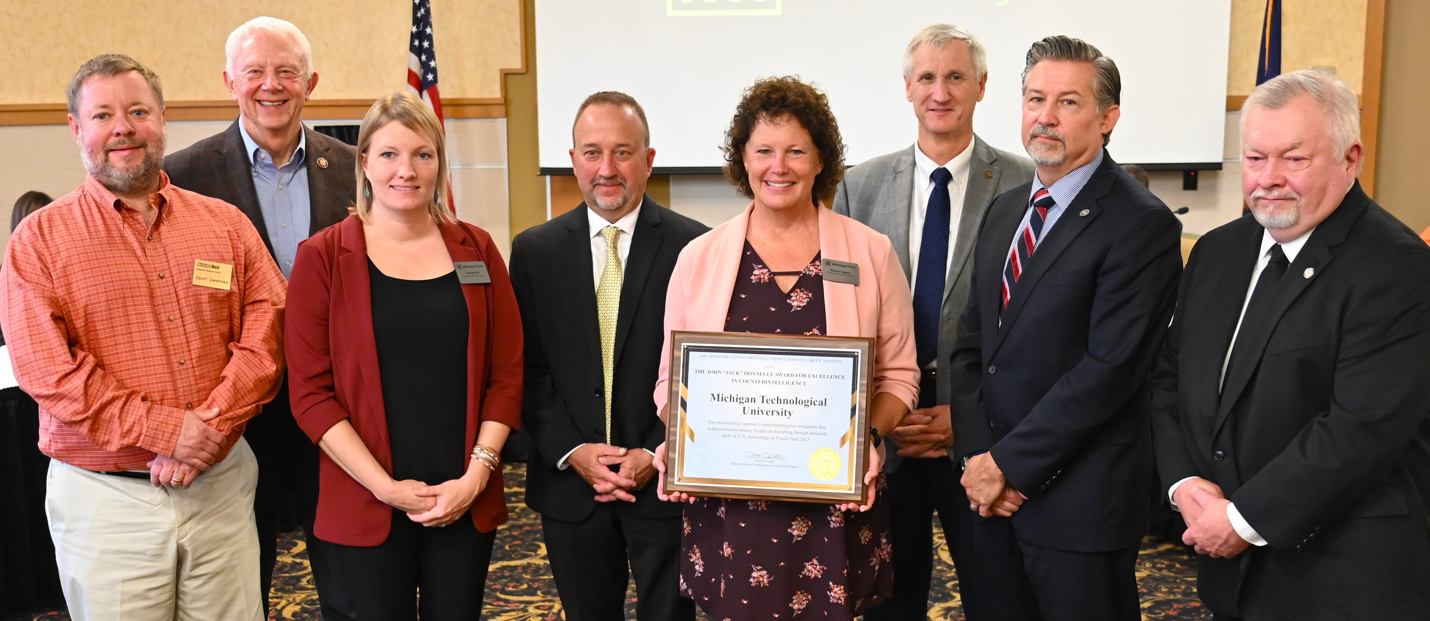 Michigan Tech Honored with DCSA’s Jack Donnelly Award for Excellence in ...
