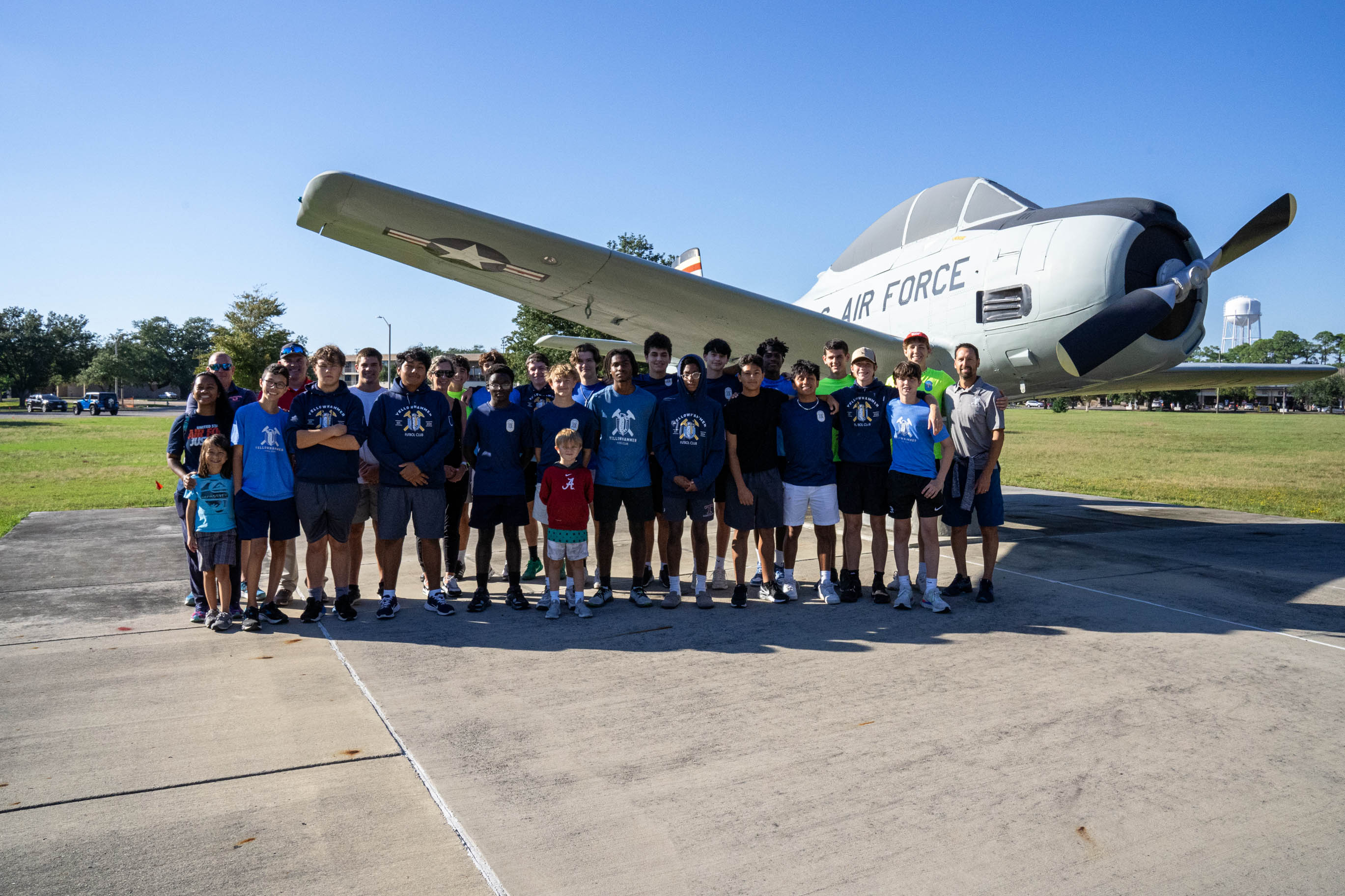 81st TRW CD & Yellowhammer Futbol Club Members tour Keesler AFB > Air ...