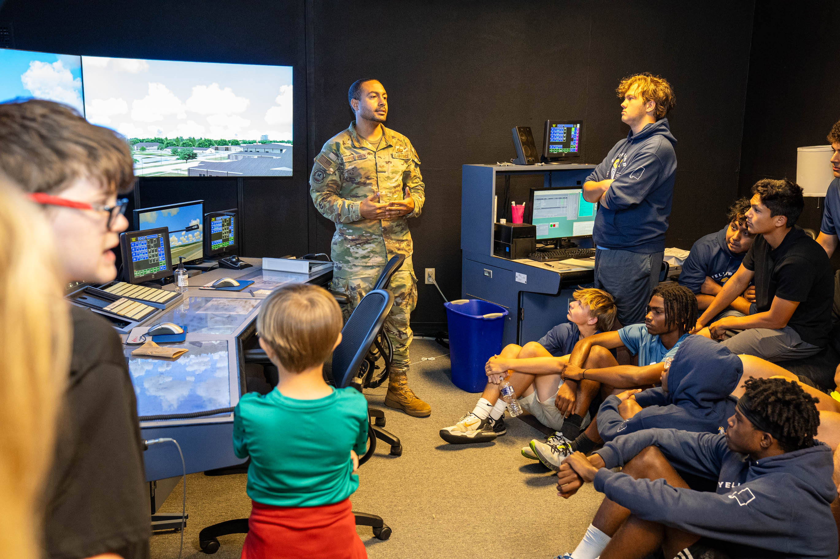 81st TRW CD & Yellowhammer Futbol Club Members tour Keesler AFB > Air ...