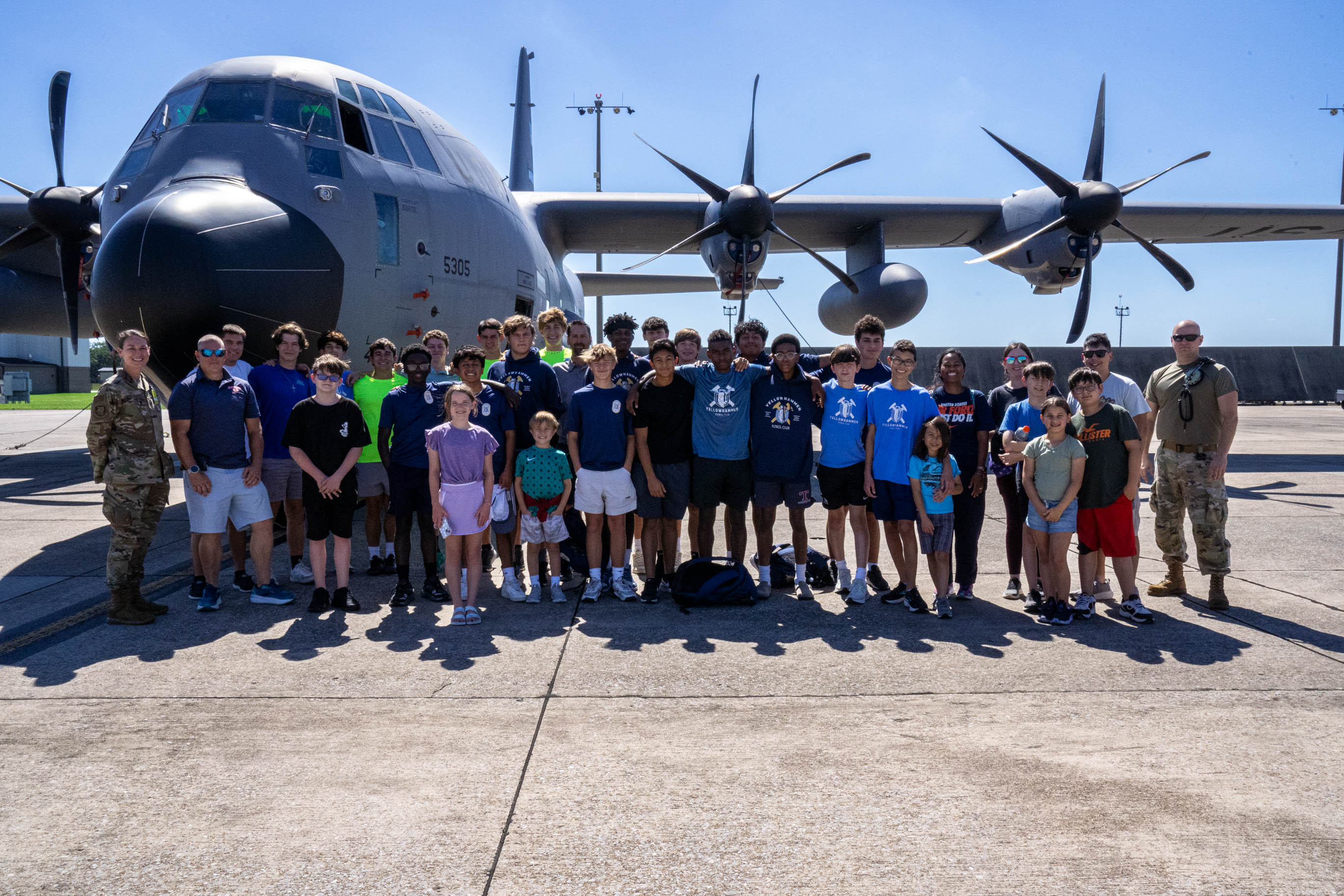 81st TRW CD & Yellowhammer Futbol Club Members tour Keesler AFB > Air ...