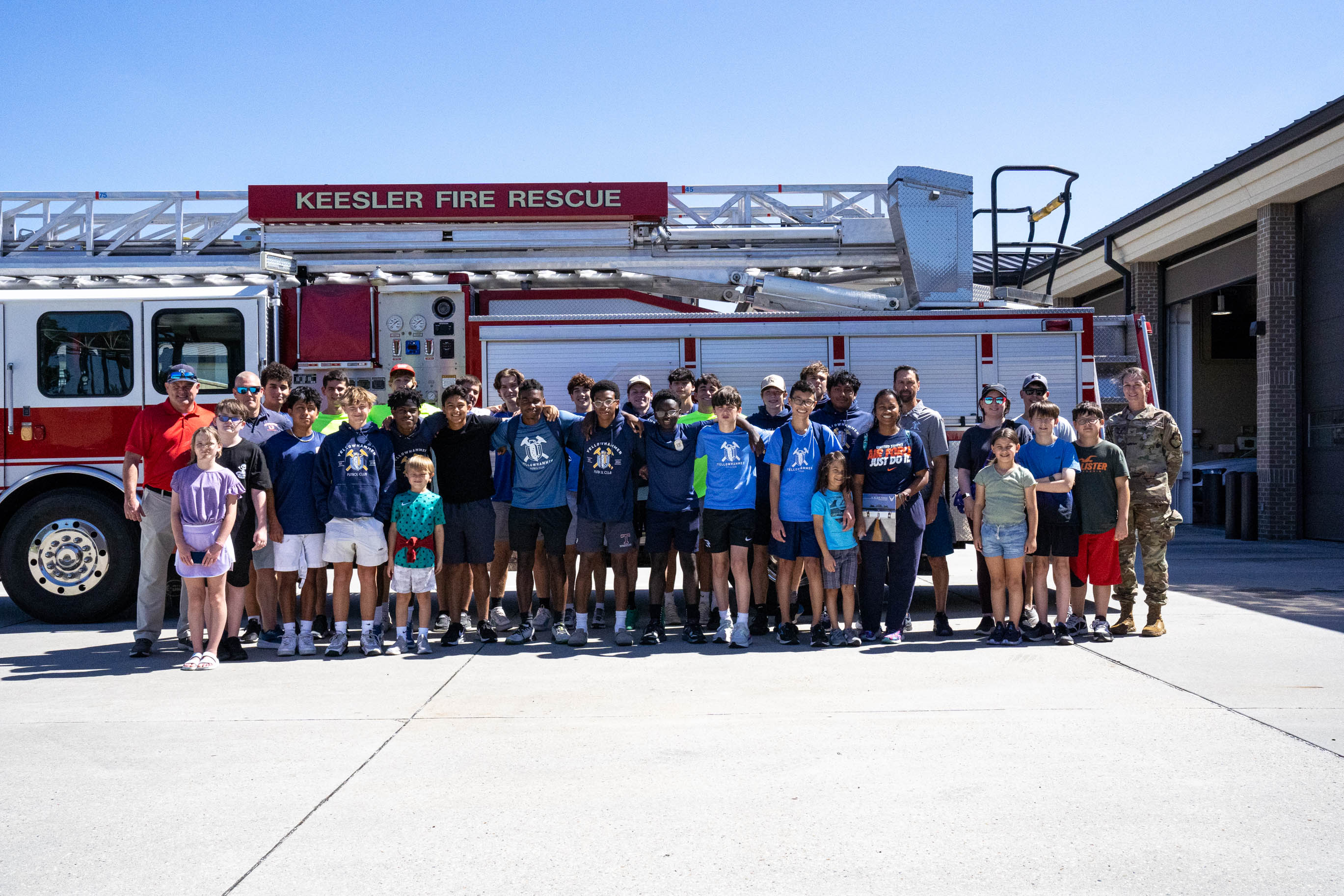 81st TRW CD & Yellowhammer Futbol Club Members tour Keesler AFB > Air ...