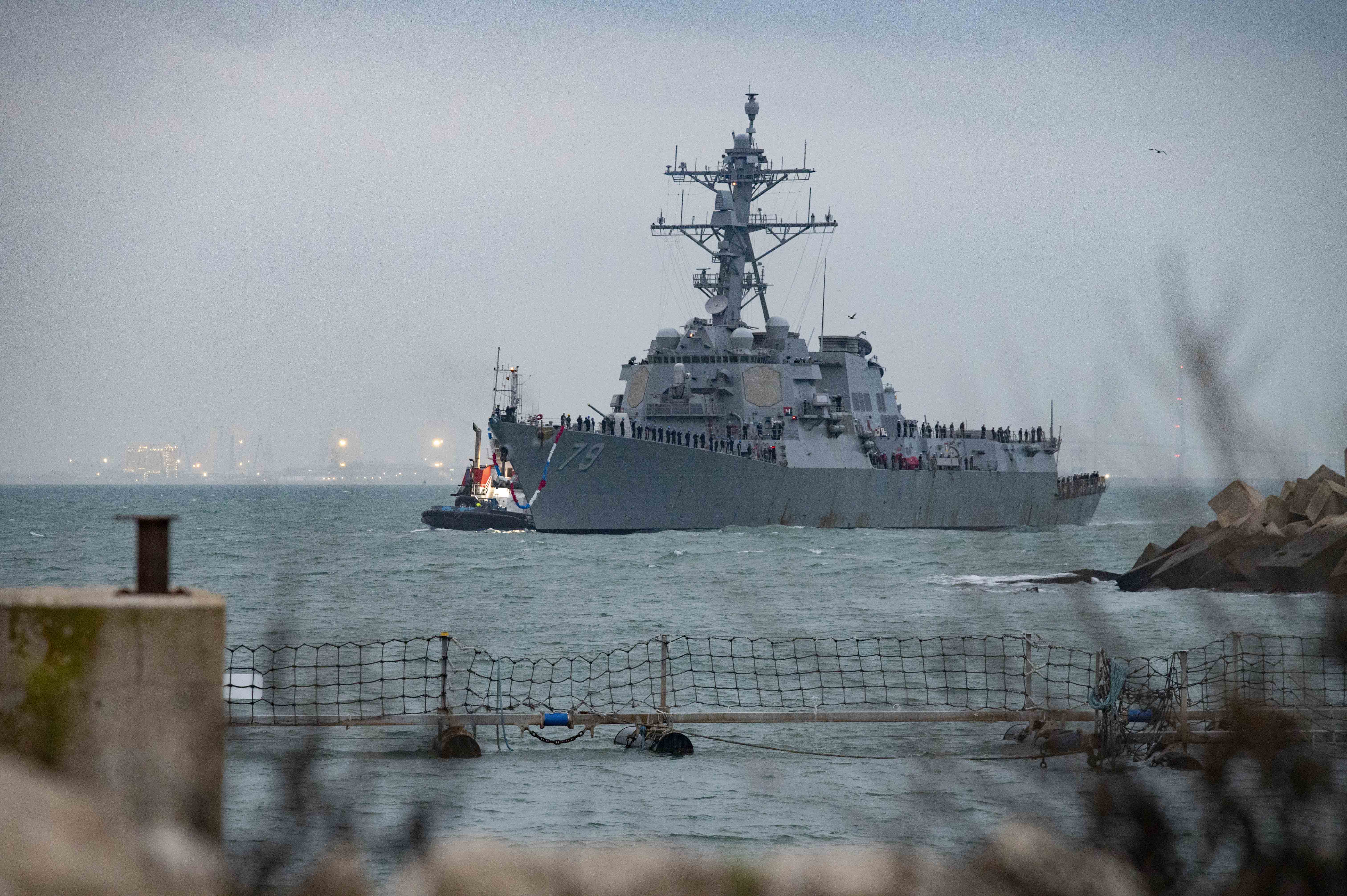 Investments in Warfighter Sustainment: Arrival of USS Oscar Austin ...