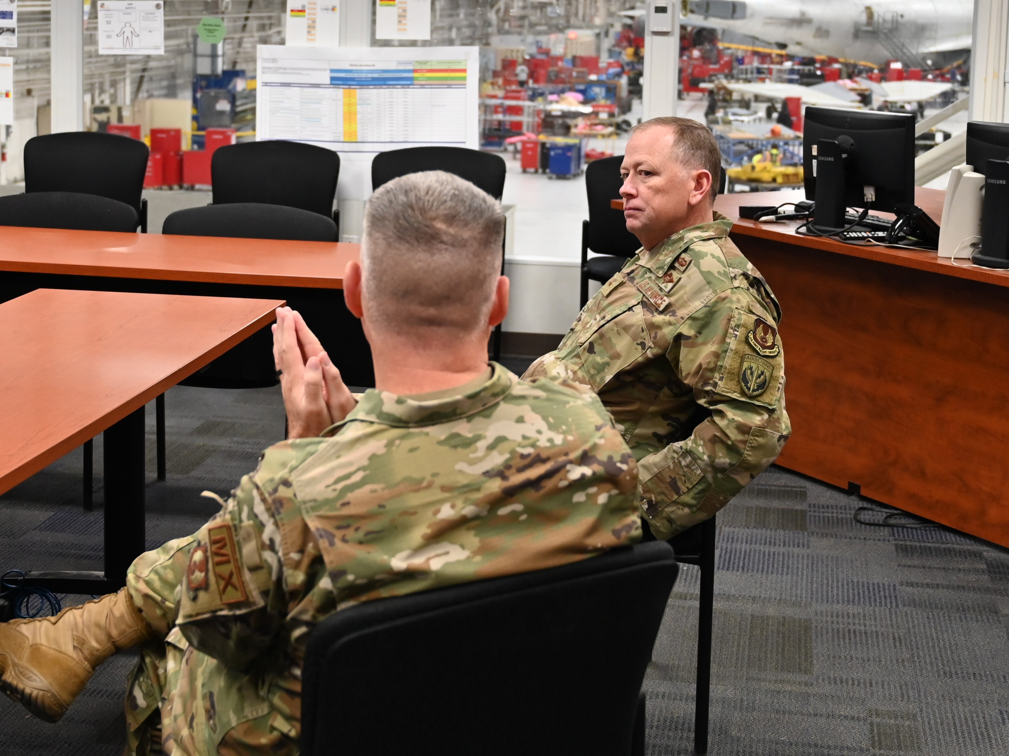 Brig. Gen. Preston McFarren’s Oklahoma City Air Logistics Complex immersion > Tinker Air Force ...