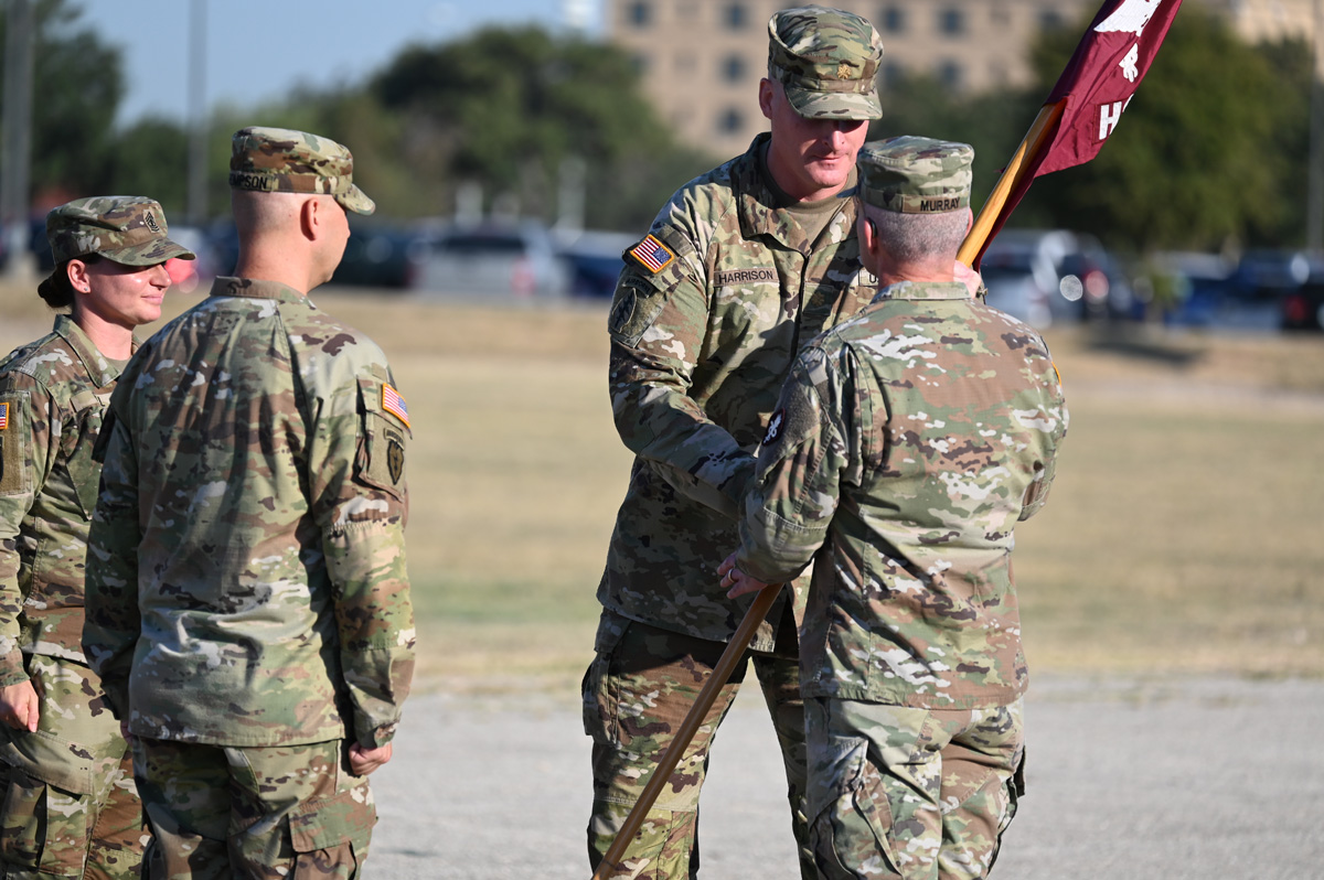 MEDCoE HQ Support Company welcomes new leader > Joint Base San Antonio > News