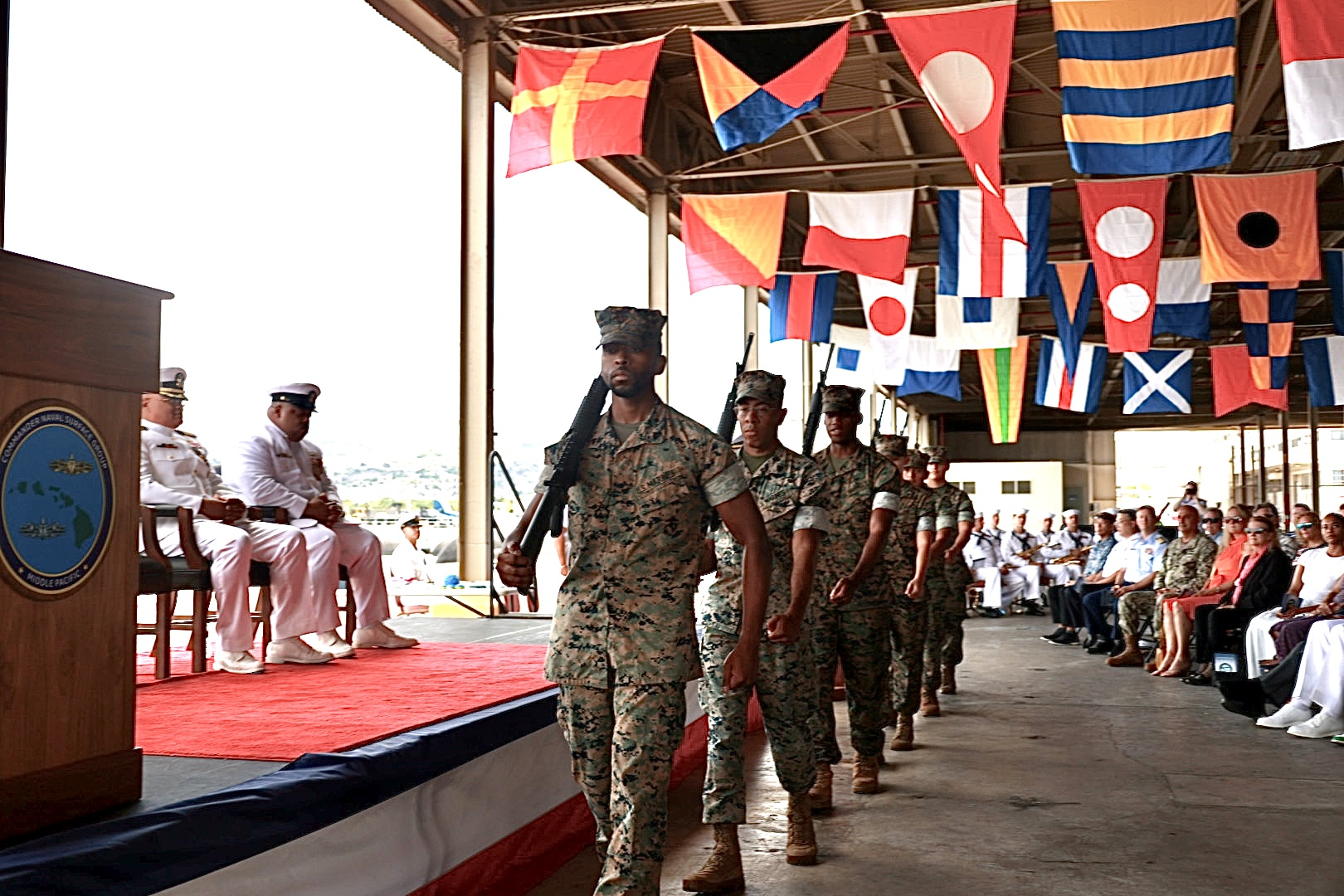 Commander, Naval Surface Group, Middle Pacific Change of Command ...