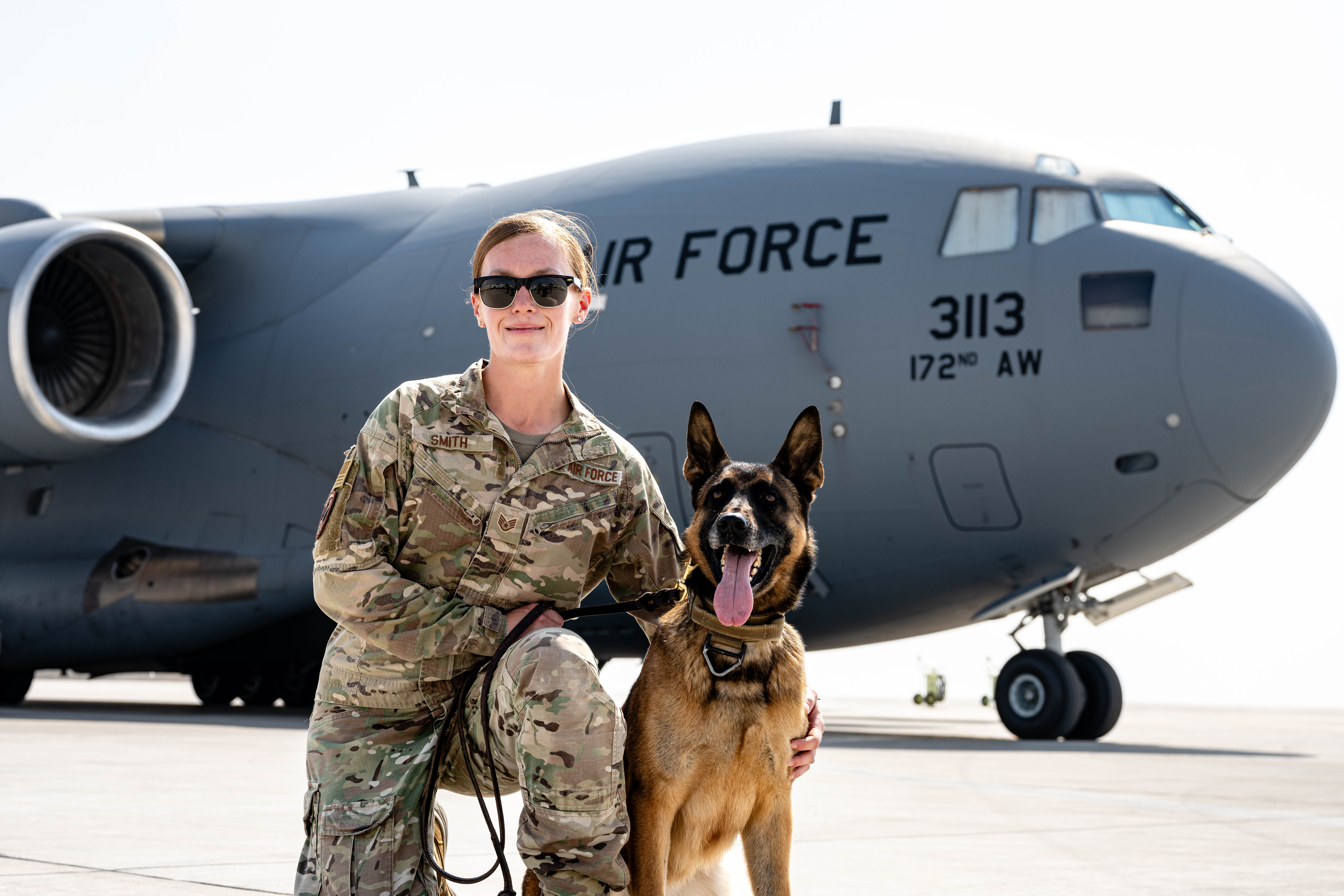 Military Working Dog Handler Portraits > U.S. Air Forces Central ...