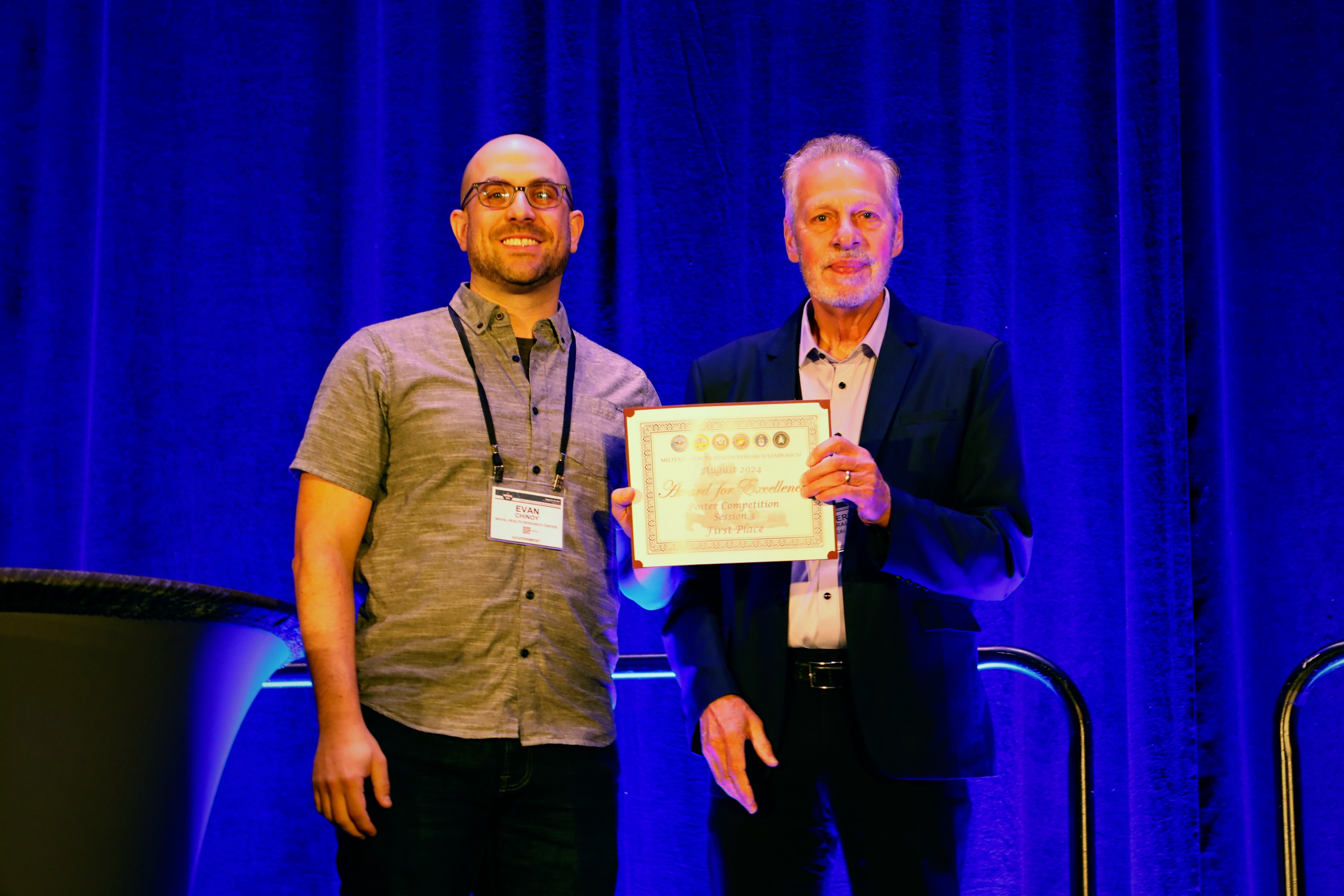 NMR&D Poster Presentations Receive Awards at 2024 MHSRS > Navy Medicine ...