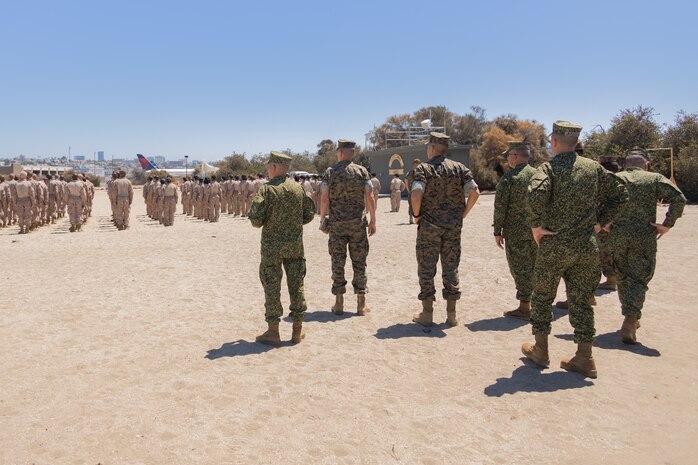 Commandant of the Colombian Marine Corps and Party Visit