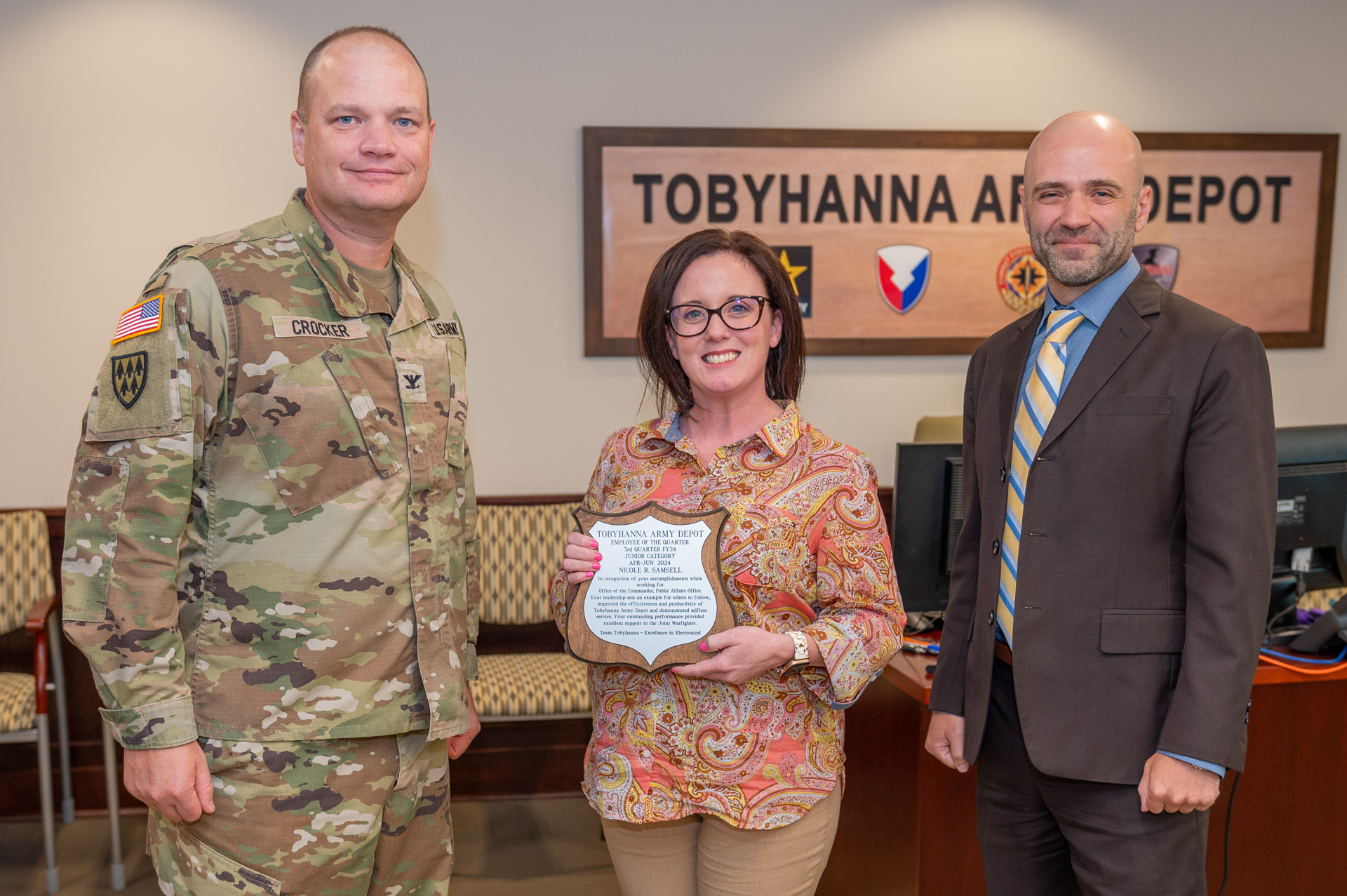 Spotlight on Excellence: Samsell and Leary shine as Tobyhanna’s latest ...
