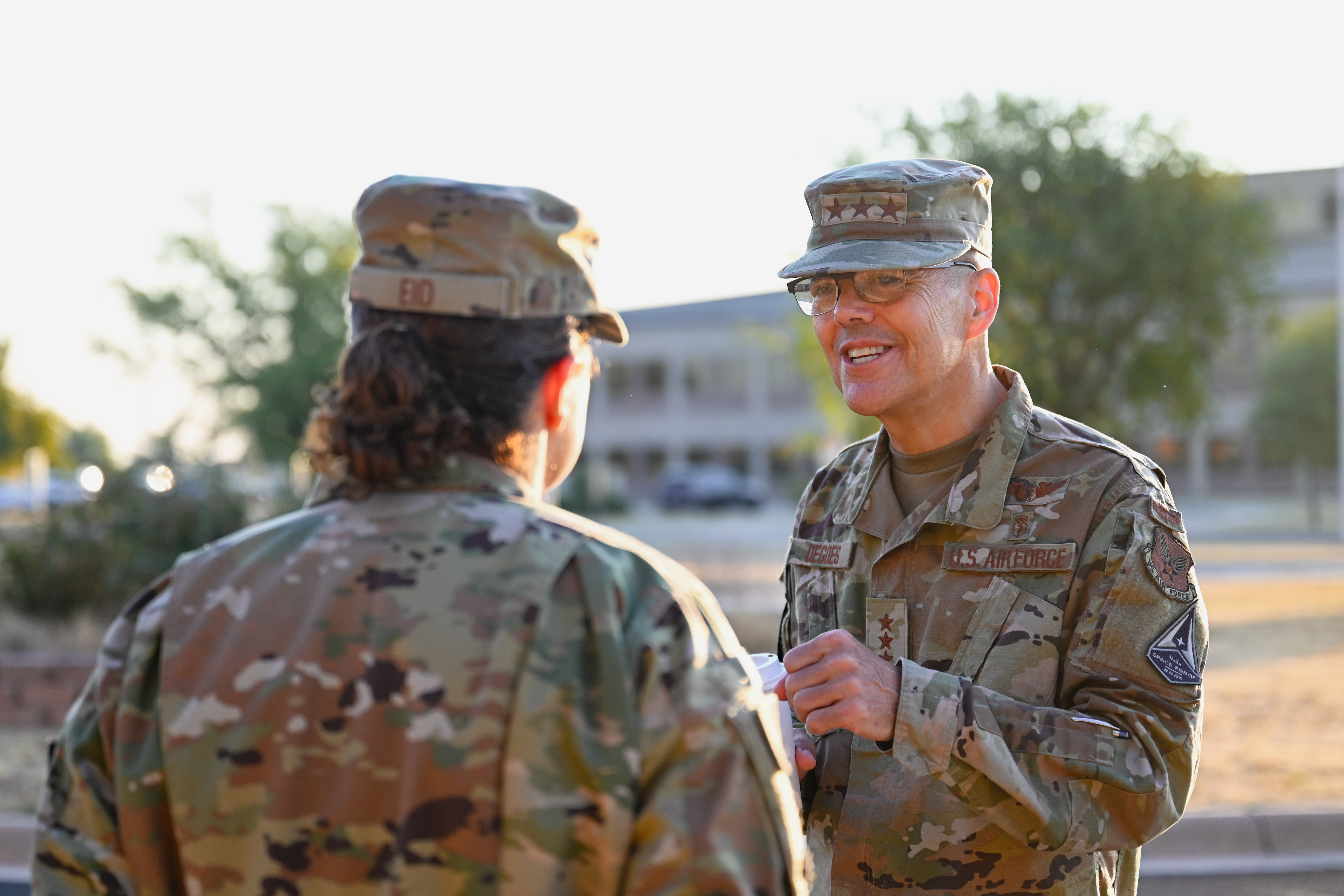 Air Force Surgeon General conducts wellness check at the Mighty 97th ...