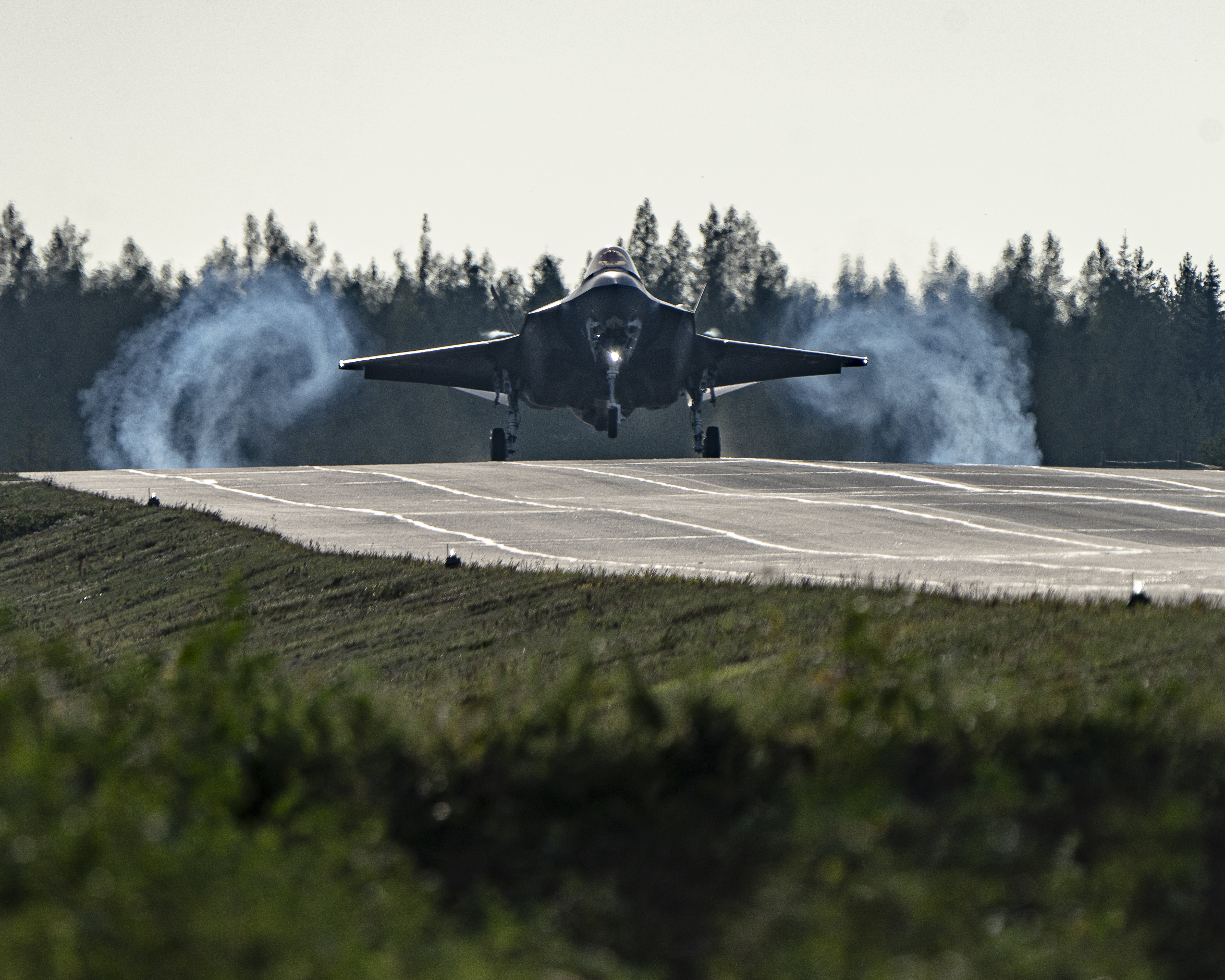 RAF Lakenheath F-35s make austere landings during Finnish exercise ...