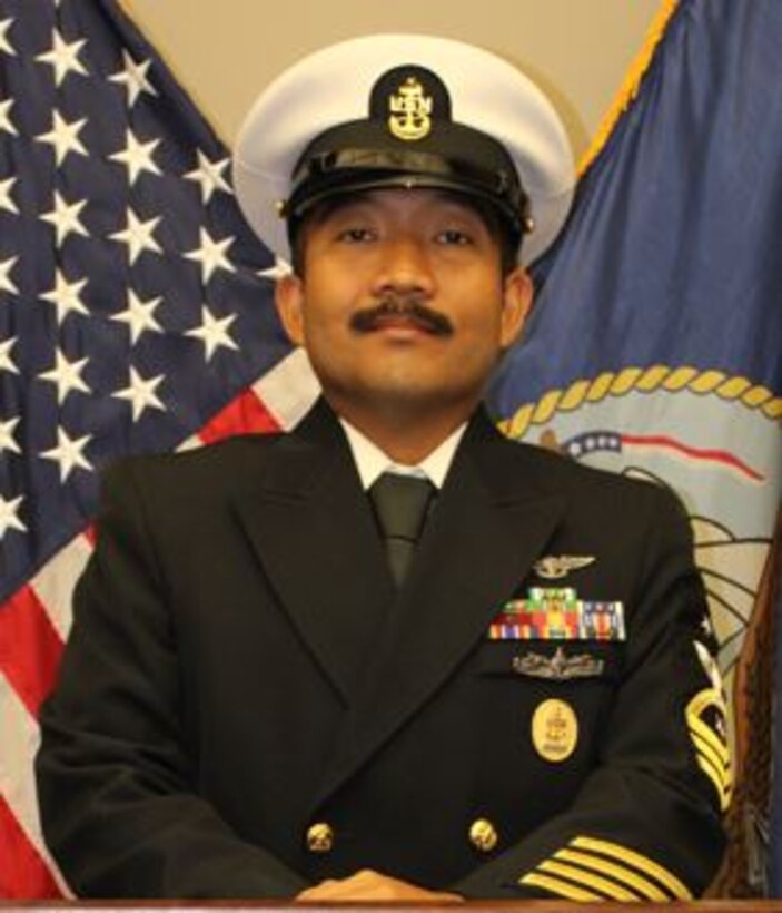 Command Senior Chief Adrian Galang