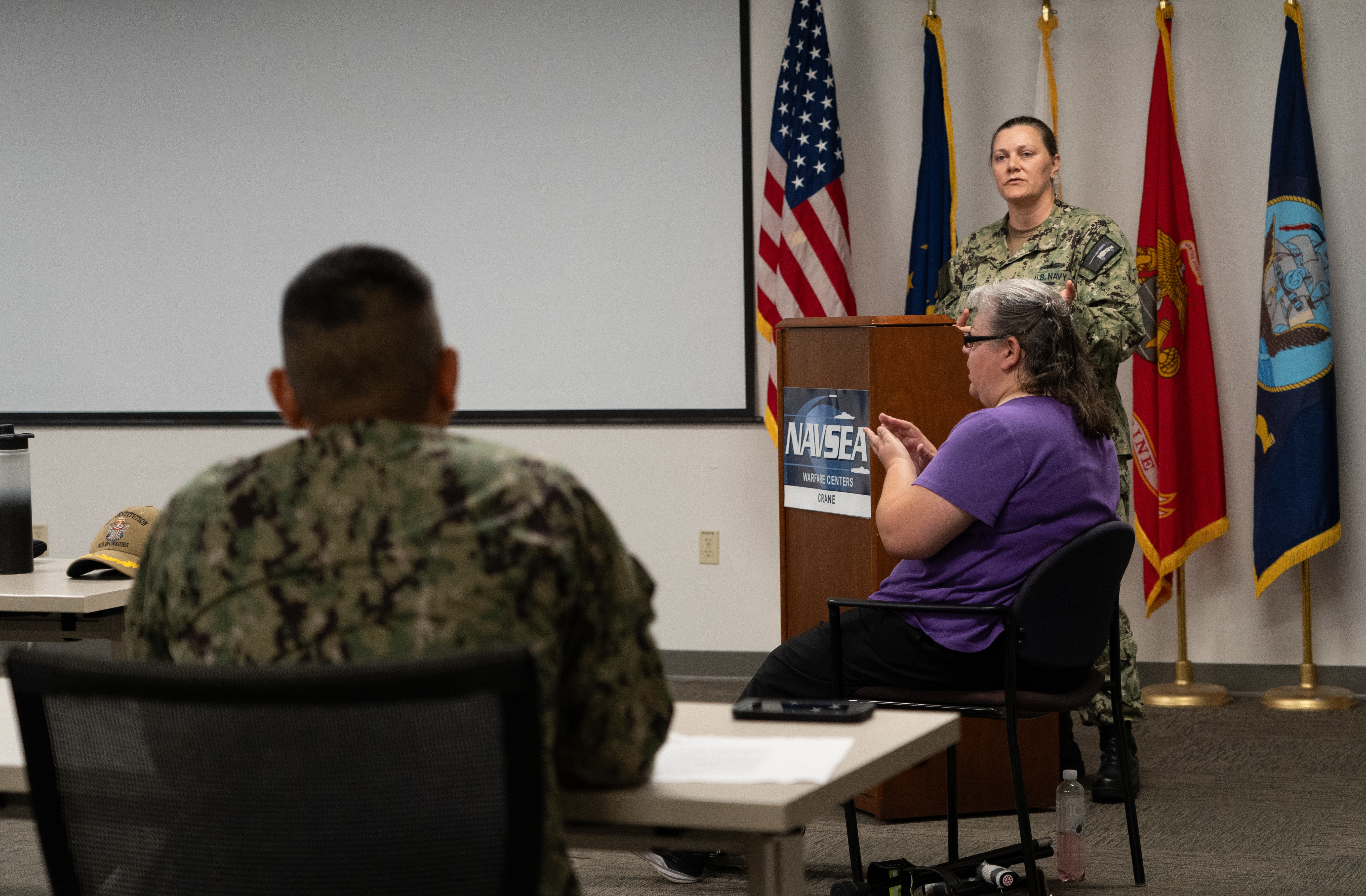 NSWC Crane hosts USS Constitution Commander > Naval Sea Systems Command ...
