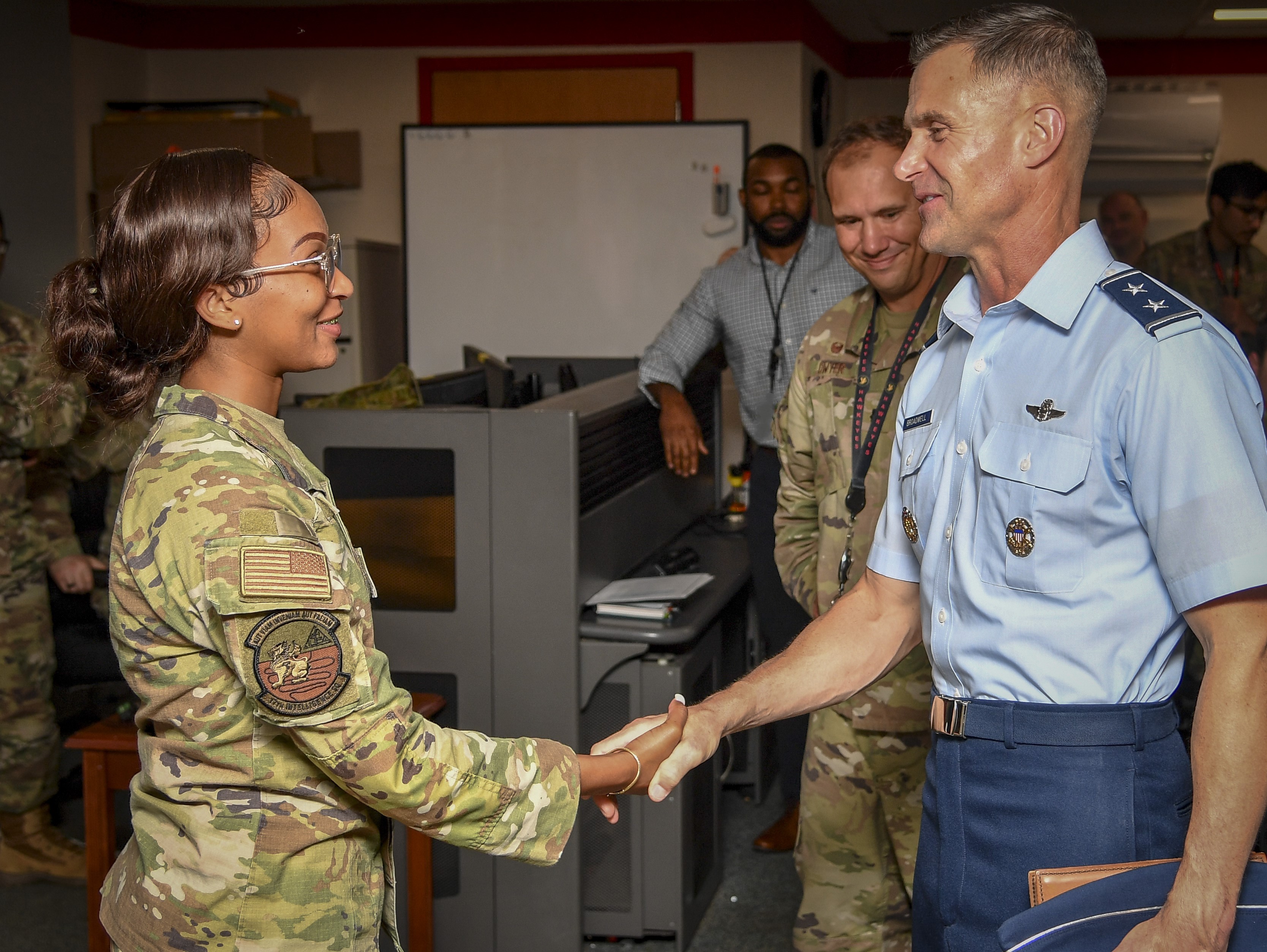 16th Air Force (Air Forces Cyber) Deputy Commander visits 363d ISR Wing ...
