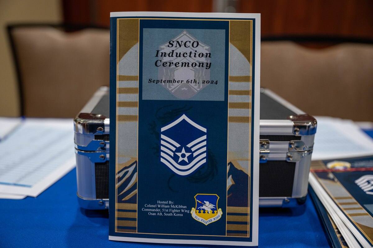 SNCO Induction Ceremony 2024 > Osan Air Base > Article Display