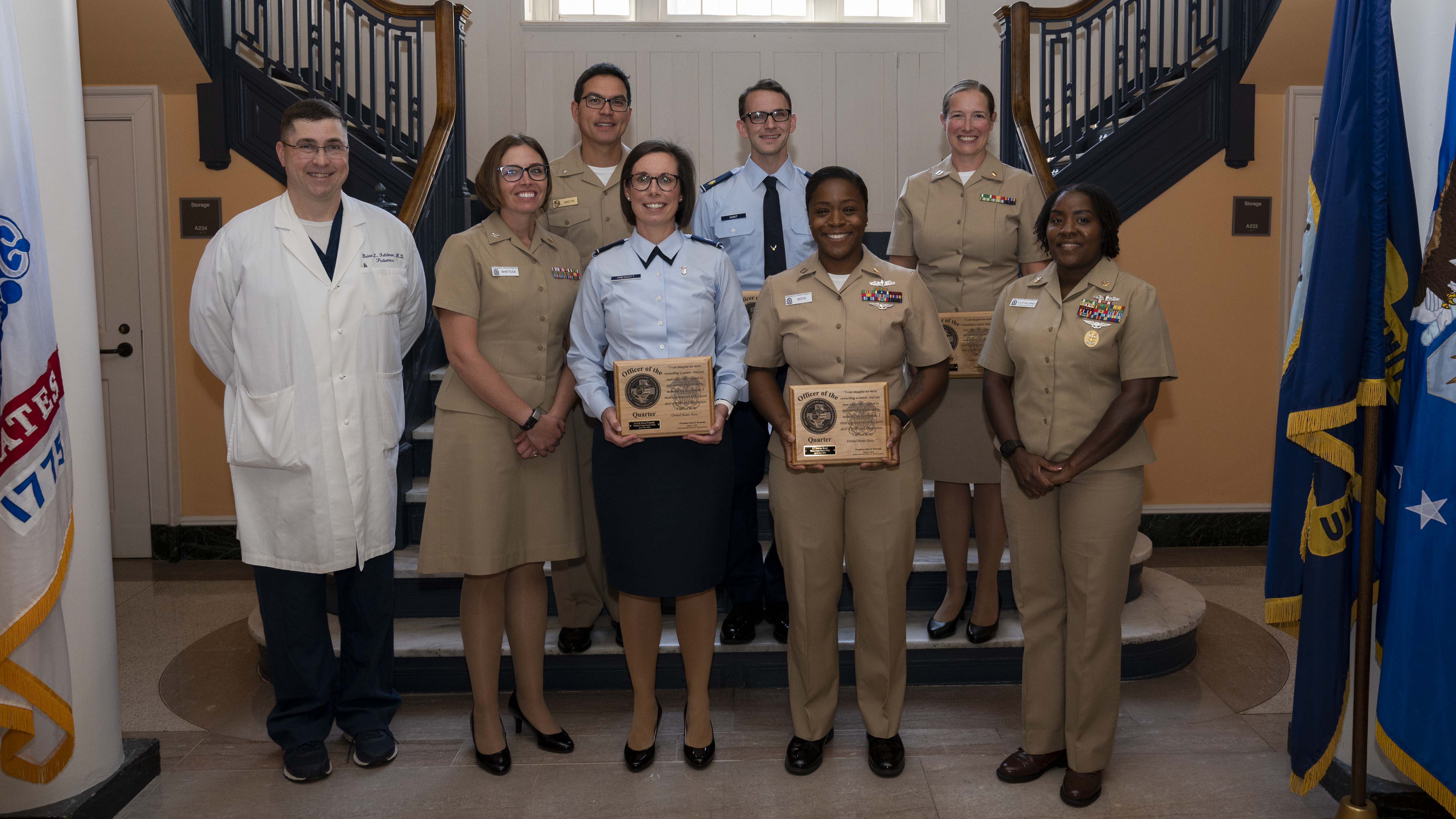 NMCP OFFICERS OF THE QUARTER, 3rd QUARTER, 2024 > Naval Medical Center ...