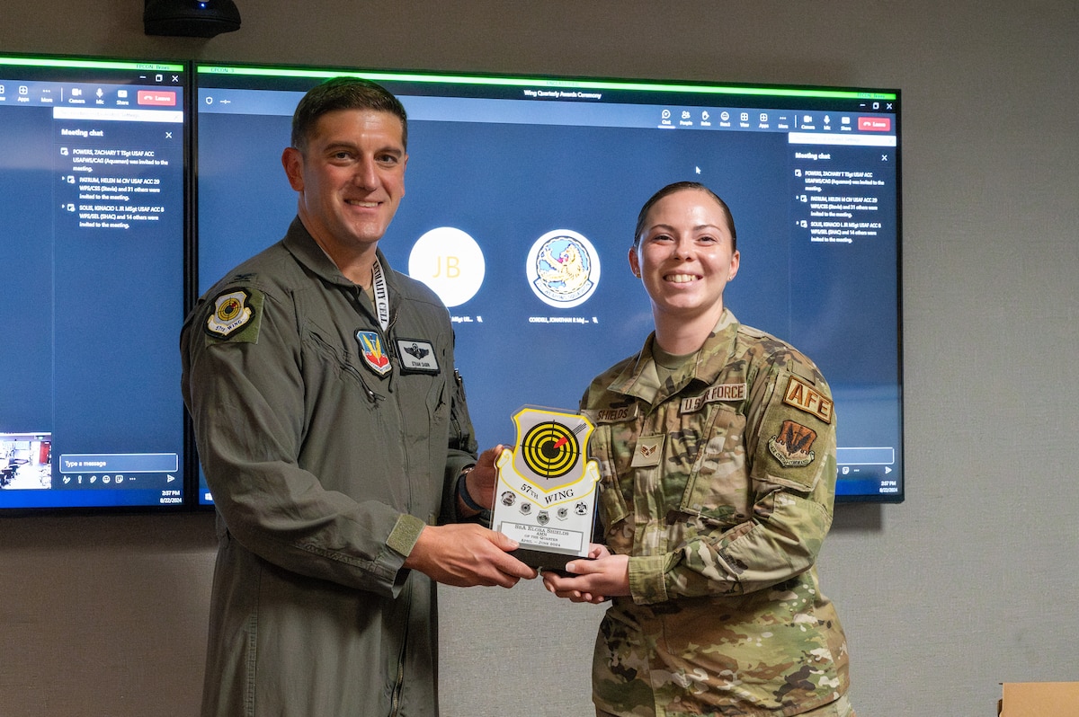 Nellis AFB 57th Wing Quarterly Award Winners > Nellis Air Force Base ...