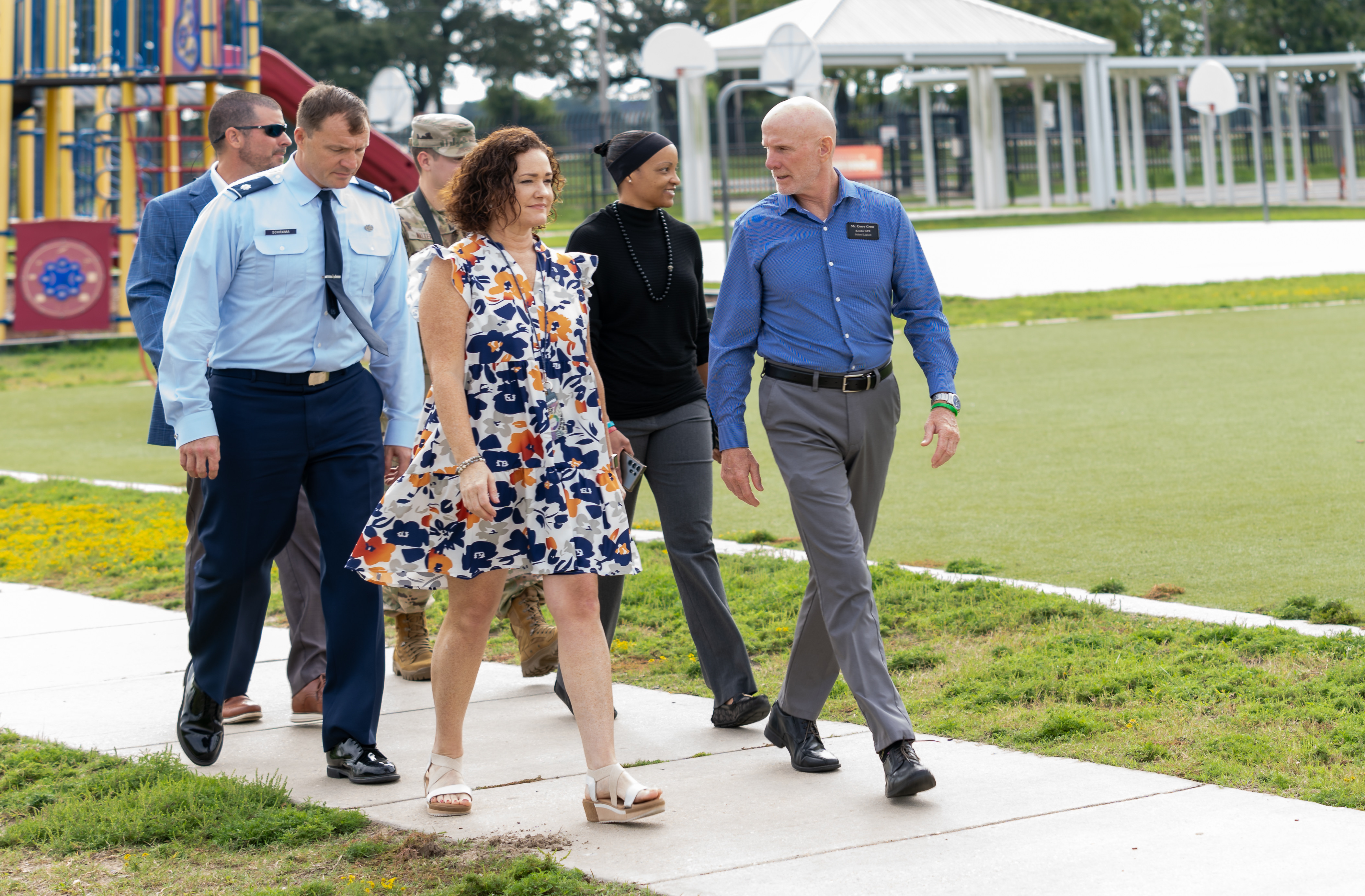 Keesler visits local school: military child education > Second Air ...