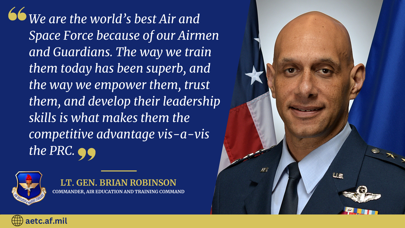 AETC commander highlights 'mission over function' during AFA > Air Force > Article Display
