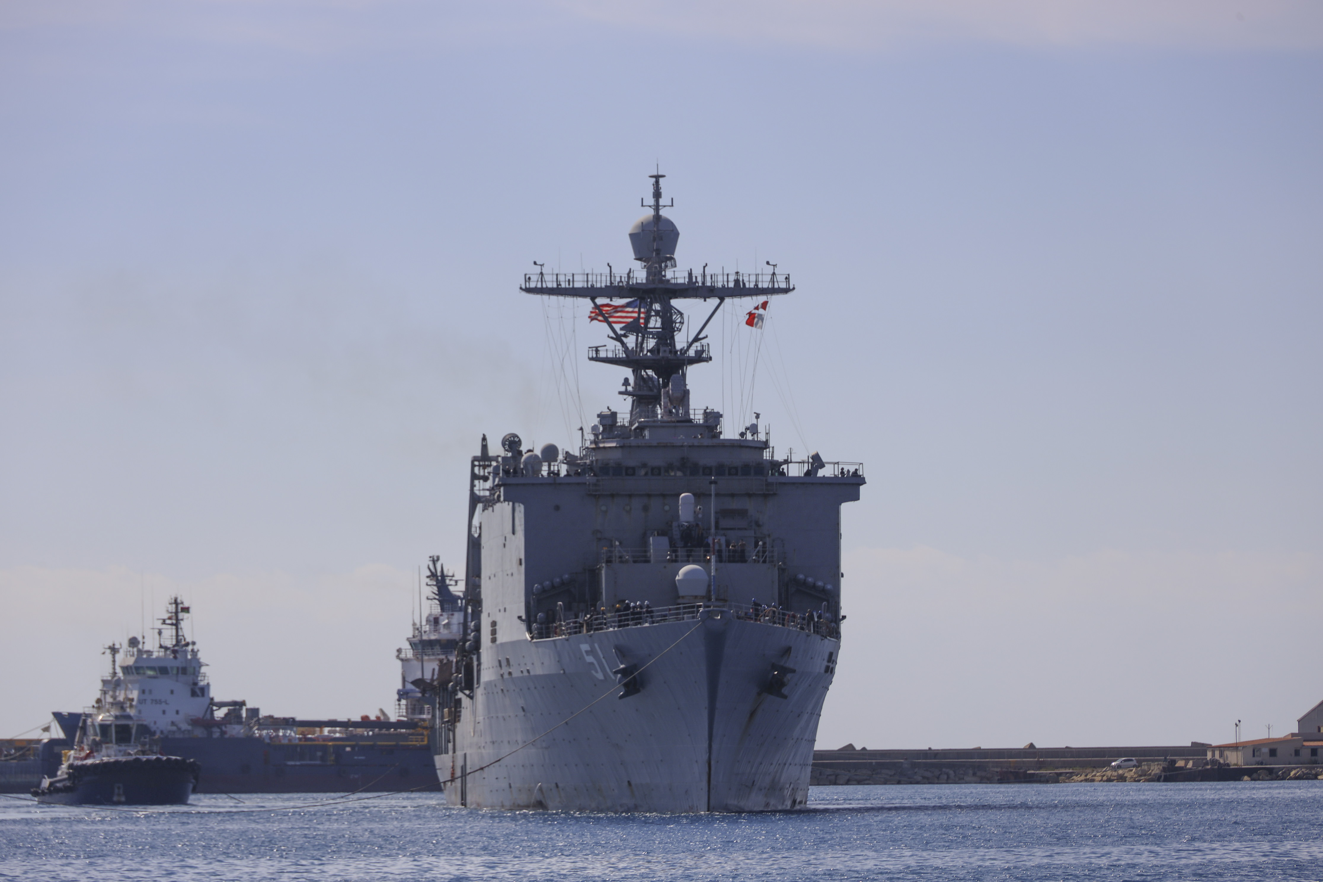 USS Oak Hill arrives in Limassol for Mid-Deployment Voyage Repair ...