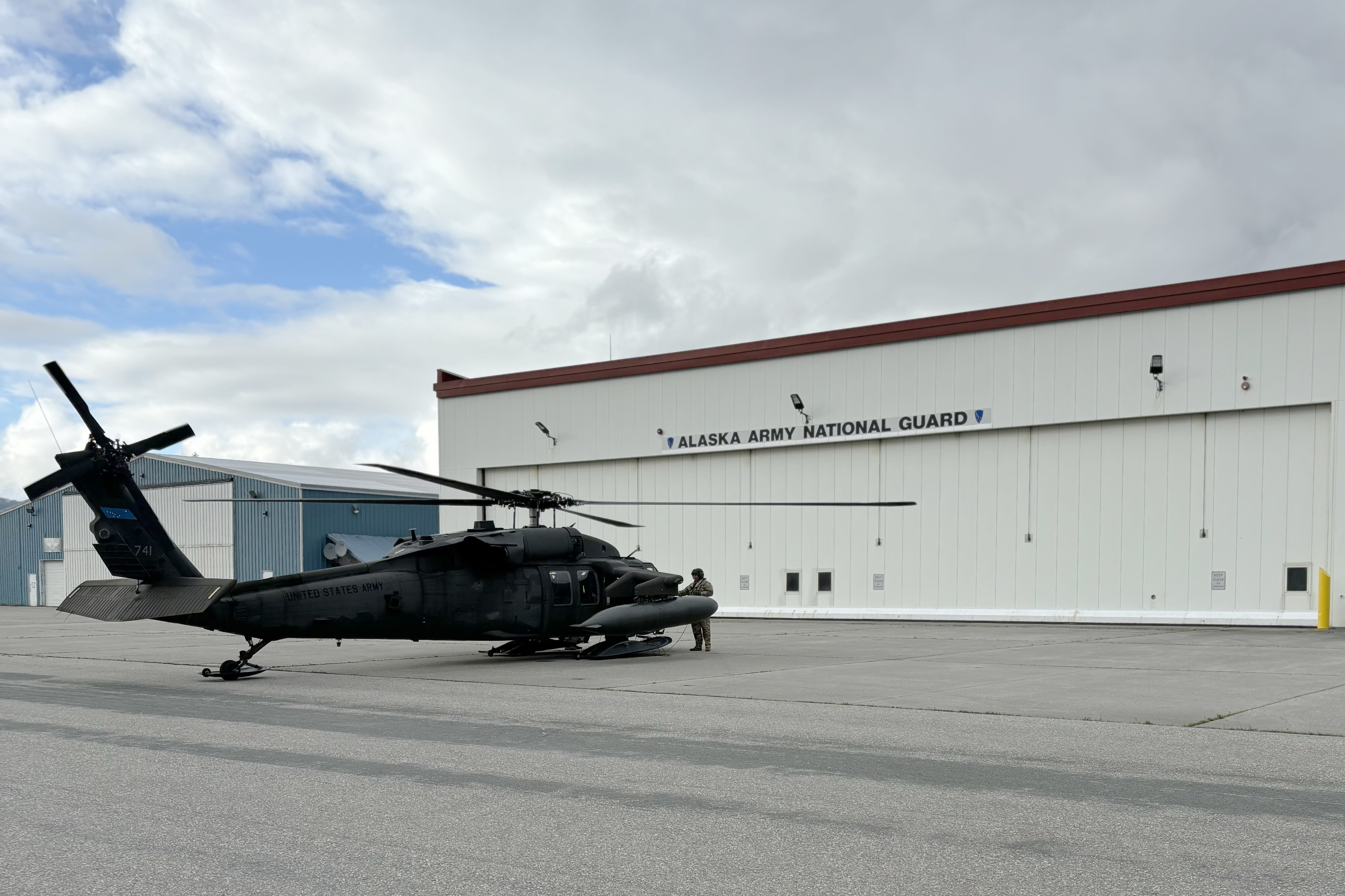 Alaska Army National Guard stations Black Hawk helicopter in Juneau ...