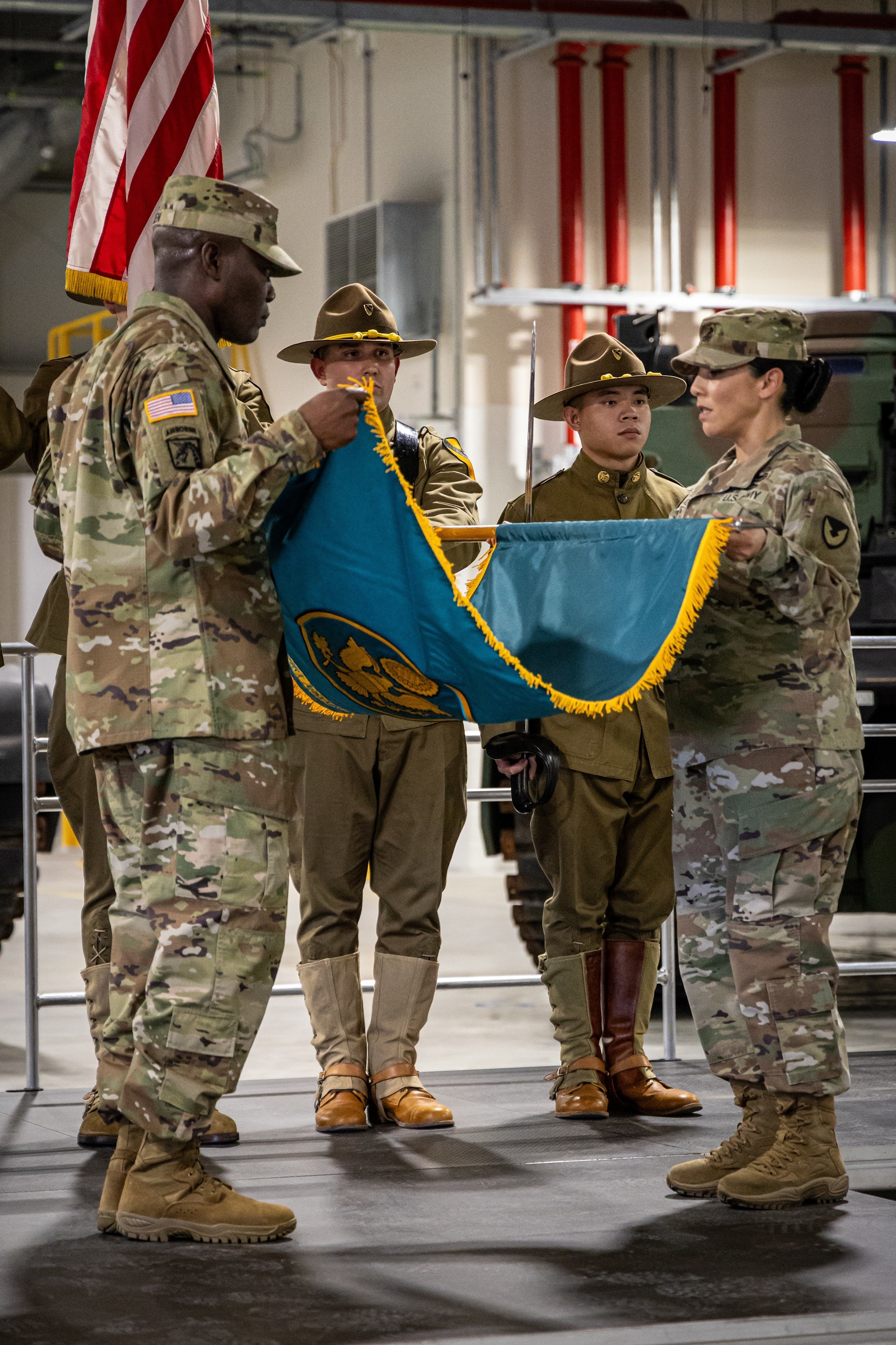 405th AFSB’s Poland Battalion uncases colors at Army’s newest APS ...