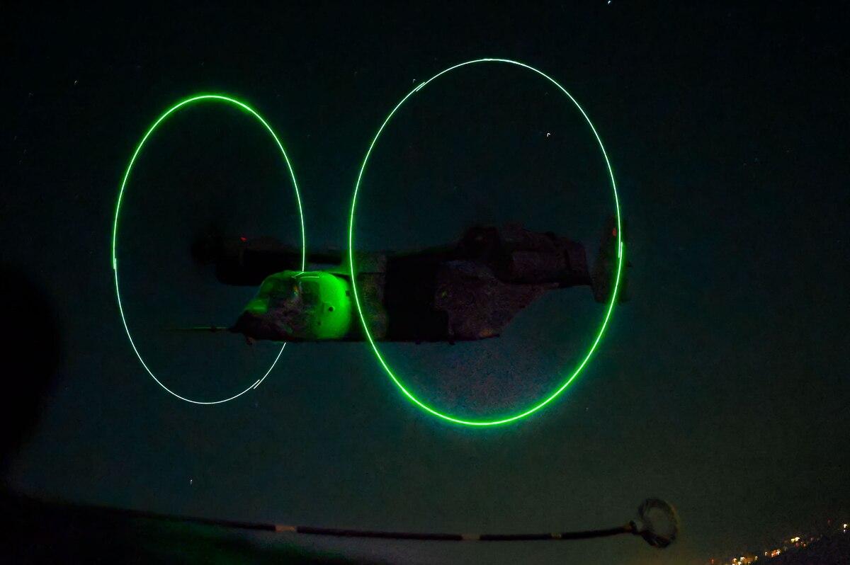 Photo Story: 9th Special Operations Squadron conducts night flight ...