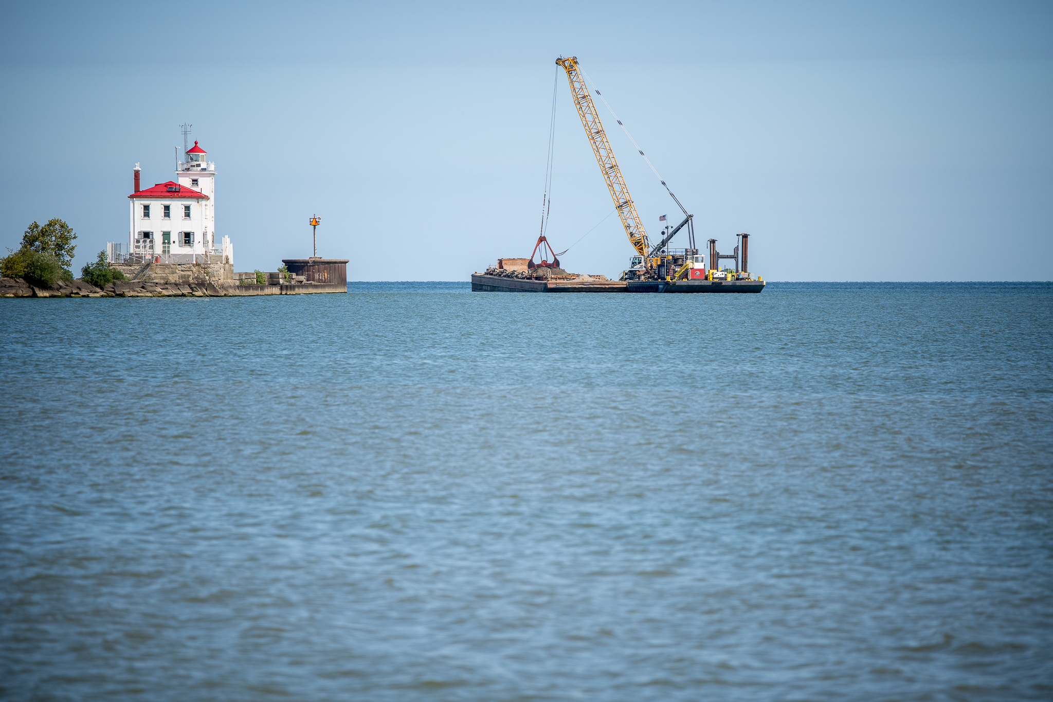 Channel Cleared in Fairport Harbor by Corps of Engineers Dredging ...