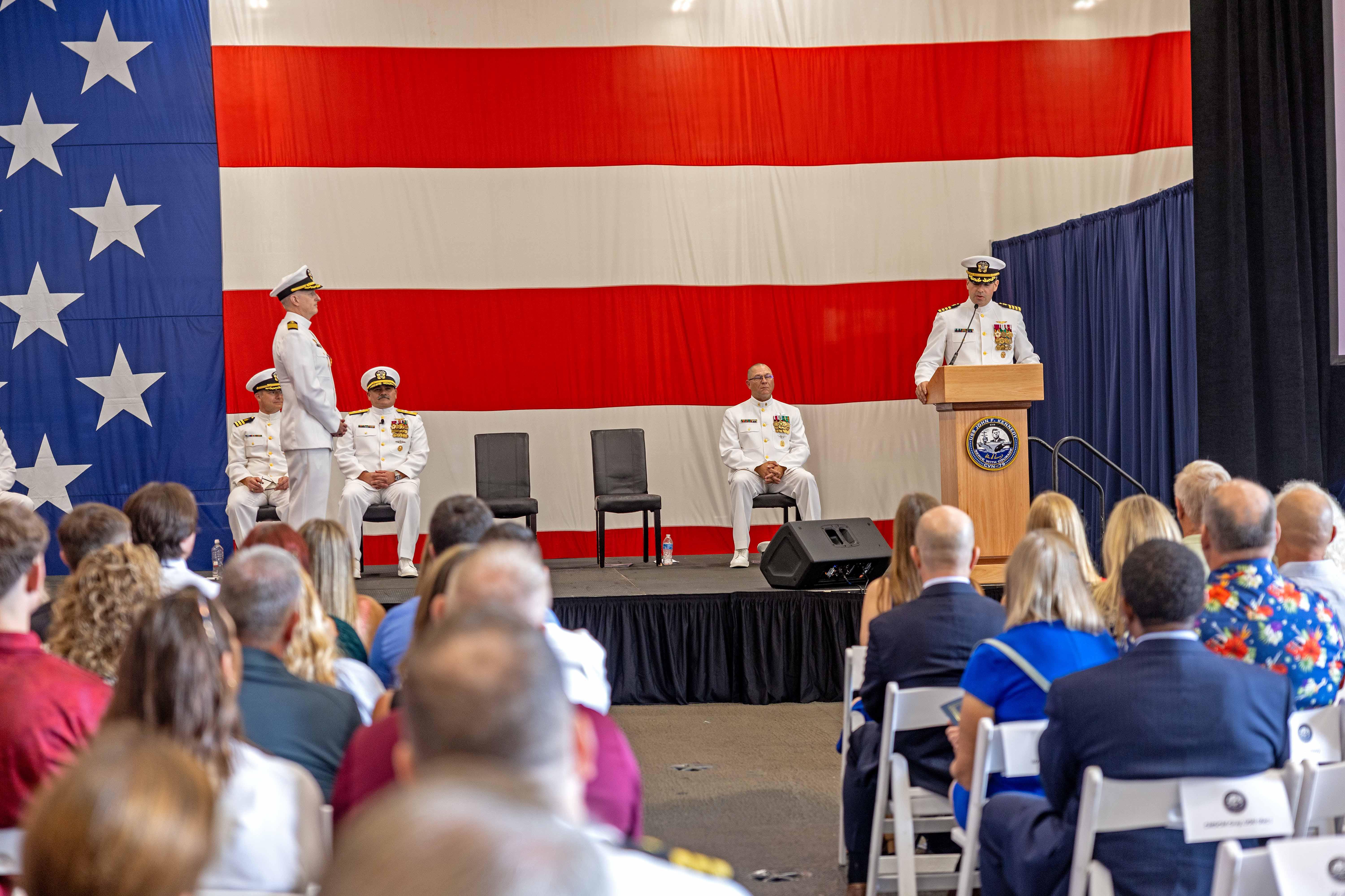 PCU John F. Kennedy Hosts Change of Command Ceremony > Commander, Naval ...
