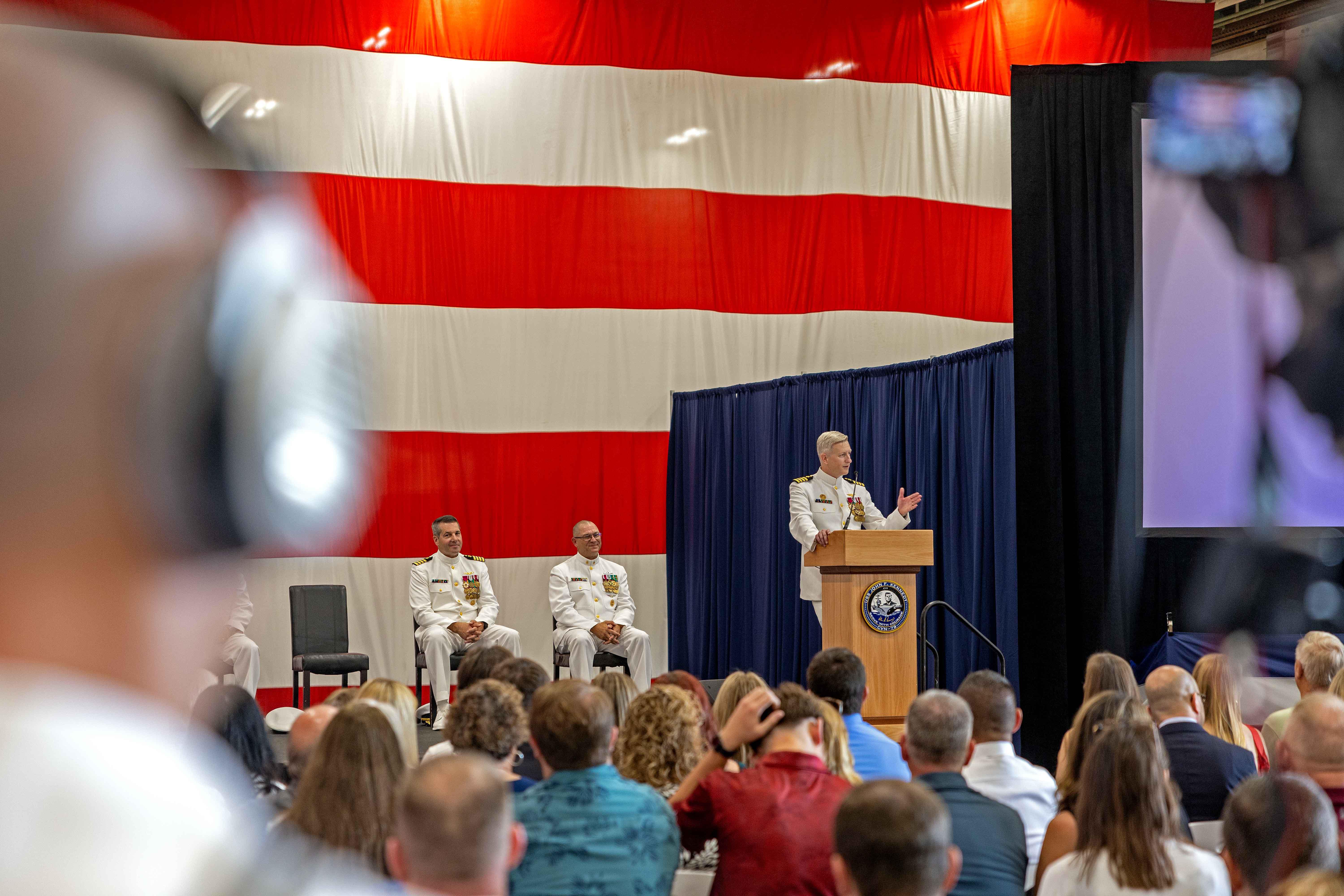 PCU John F. Kennedy Hosts Change of Command Ceremony > U.S. Fleet ...