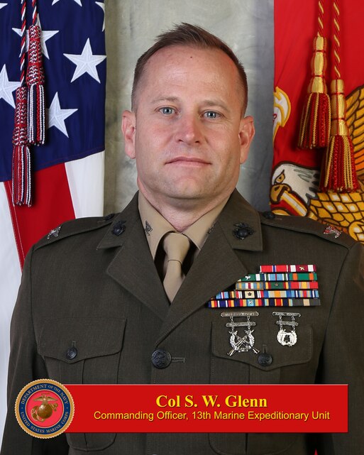 Colonel Stuart W. Glenn > I Marine Expeditionary Force > Biography