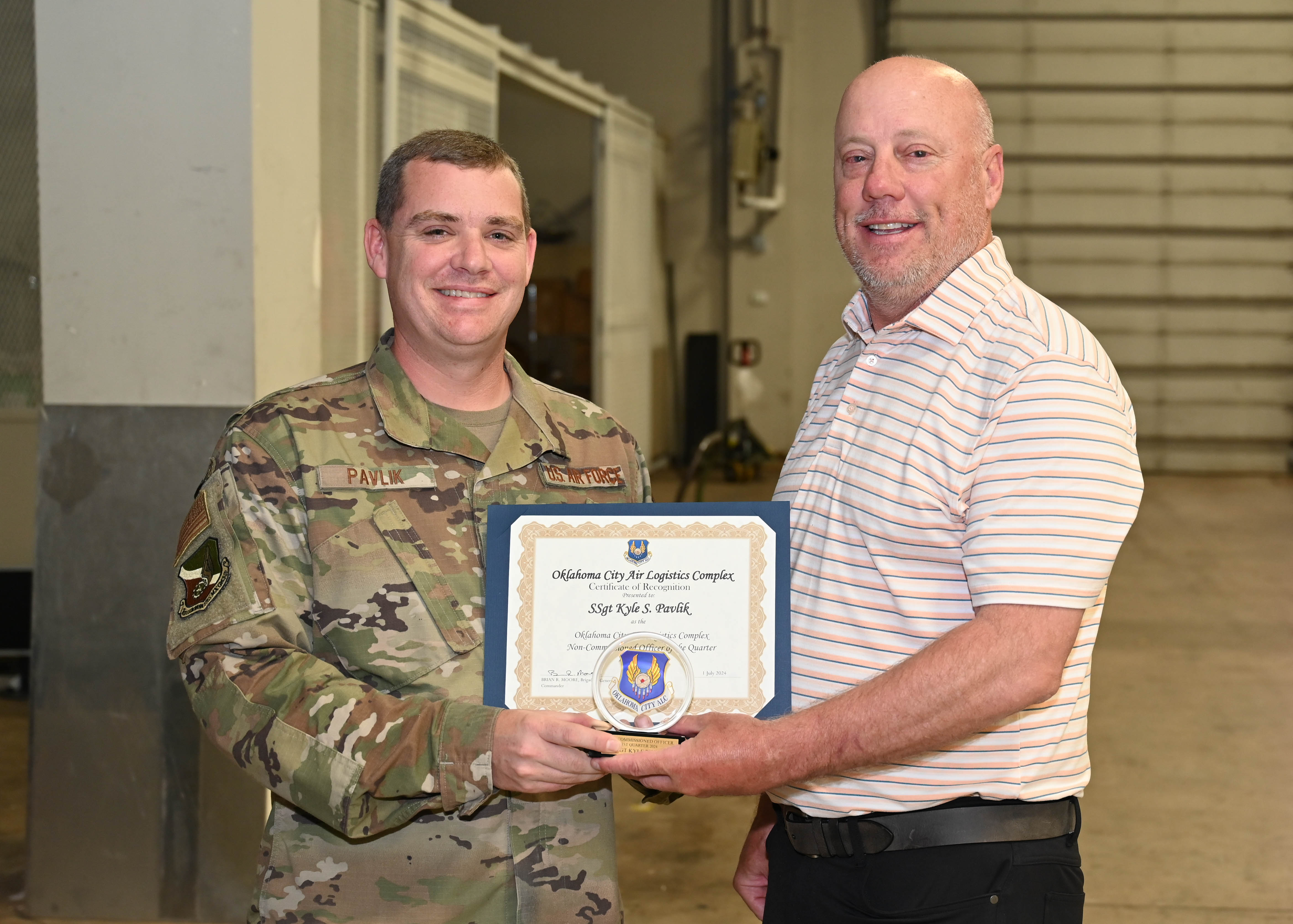 Quarterly award winners recognized at OC-ALC > Tinker Air Force Base ...