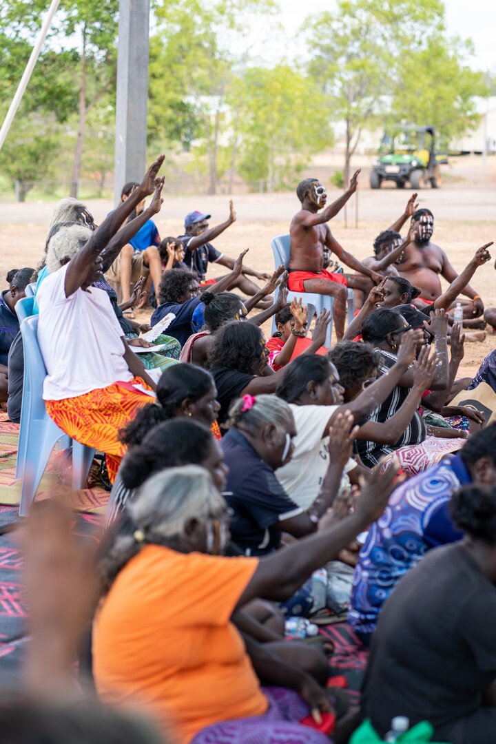 U.S. Marines, families of fallen honored by Tiwi Island, Larrakia ...