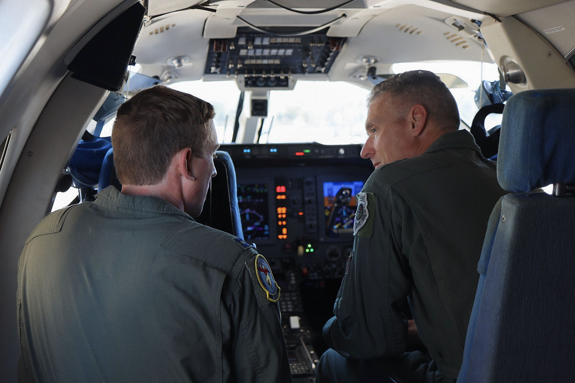 19th Air Force commander observes combat systems officer training at 479th Flying Training Group ...