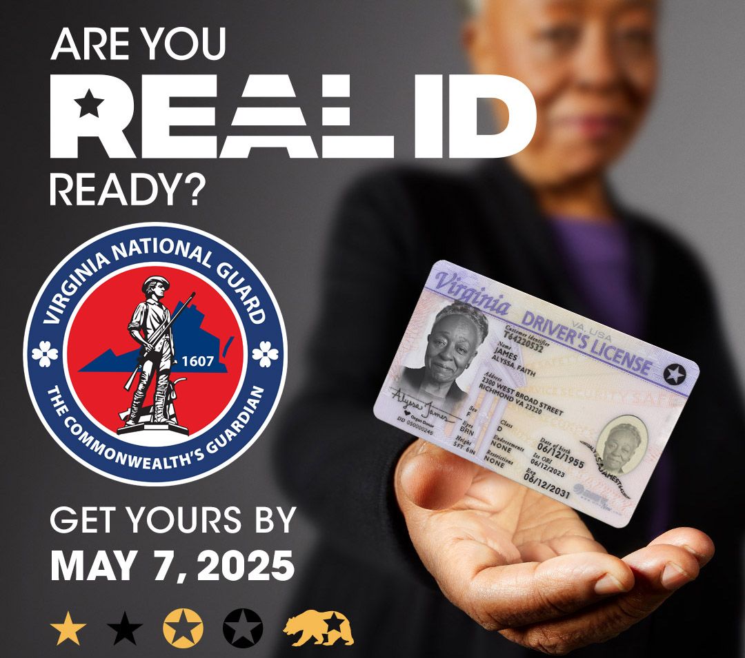 Real ID soon required for VNG installation access > Virginia National ...