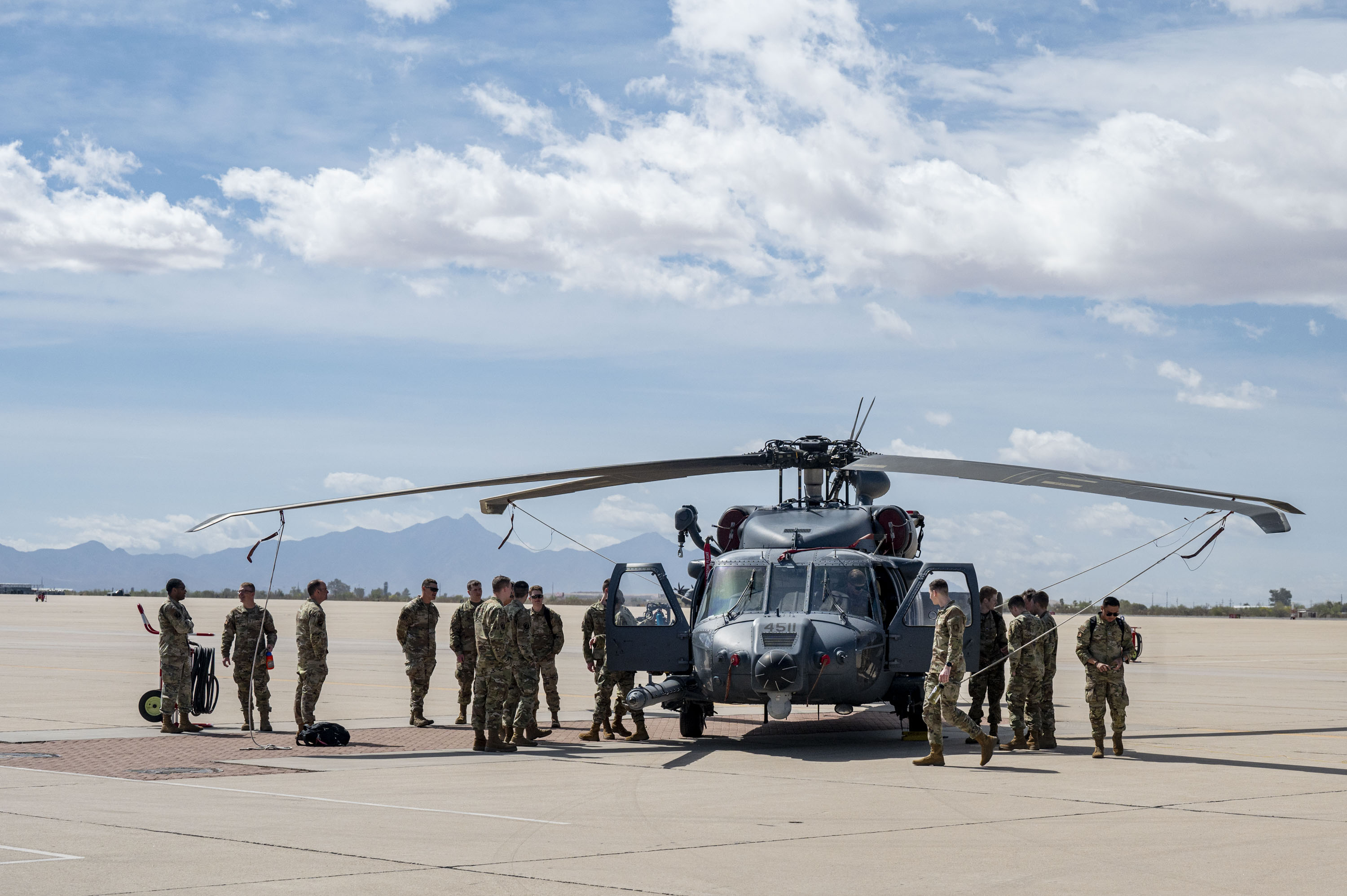 University of Wyoming ROTC tours Davis-Monthan