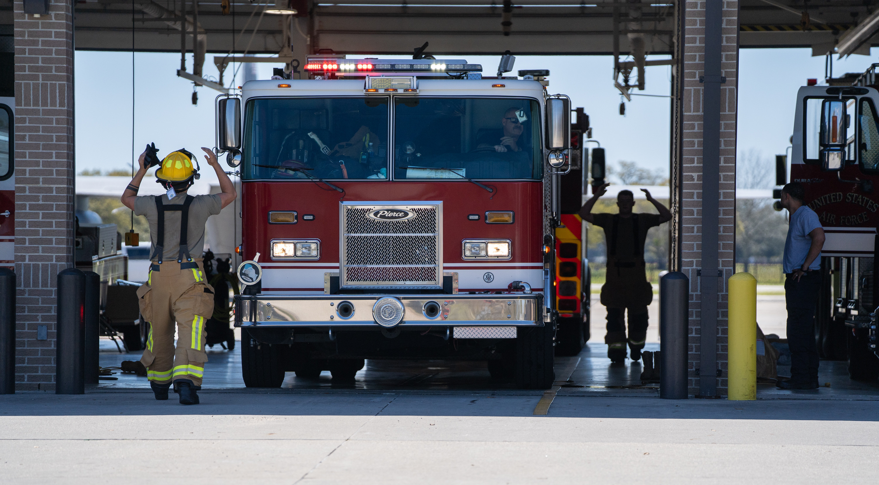 Keesler Fire Dept conducts fire drill > Keesler Air Force Base ...
