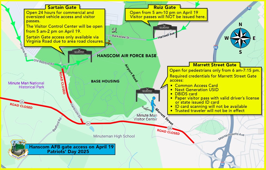 Home page of Hanscom Air Force Base