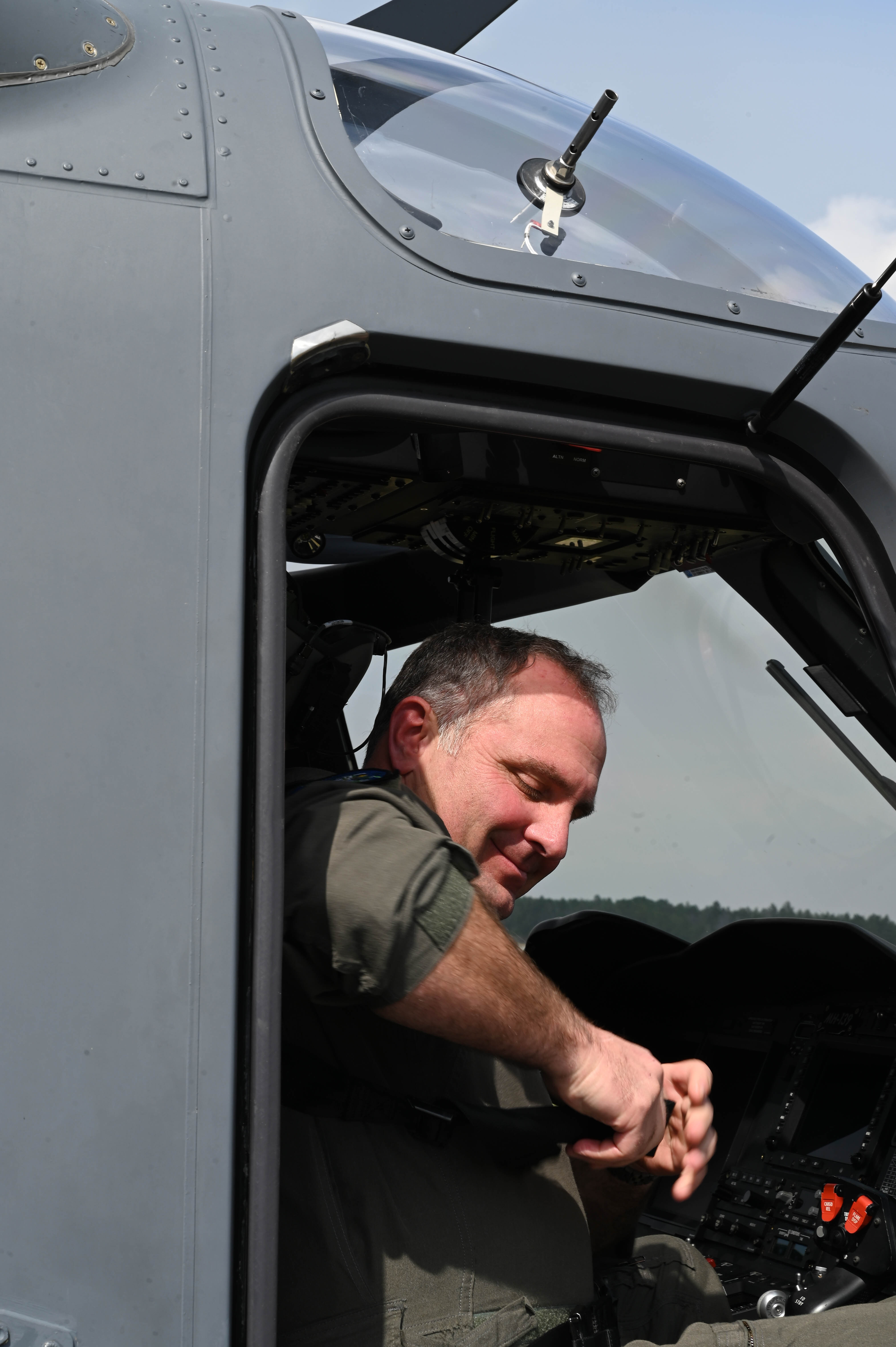 Aircrew members refine key skills during training flight in Grey Wolf > Torch > Article Display