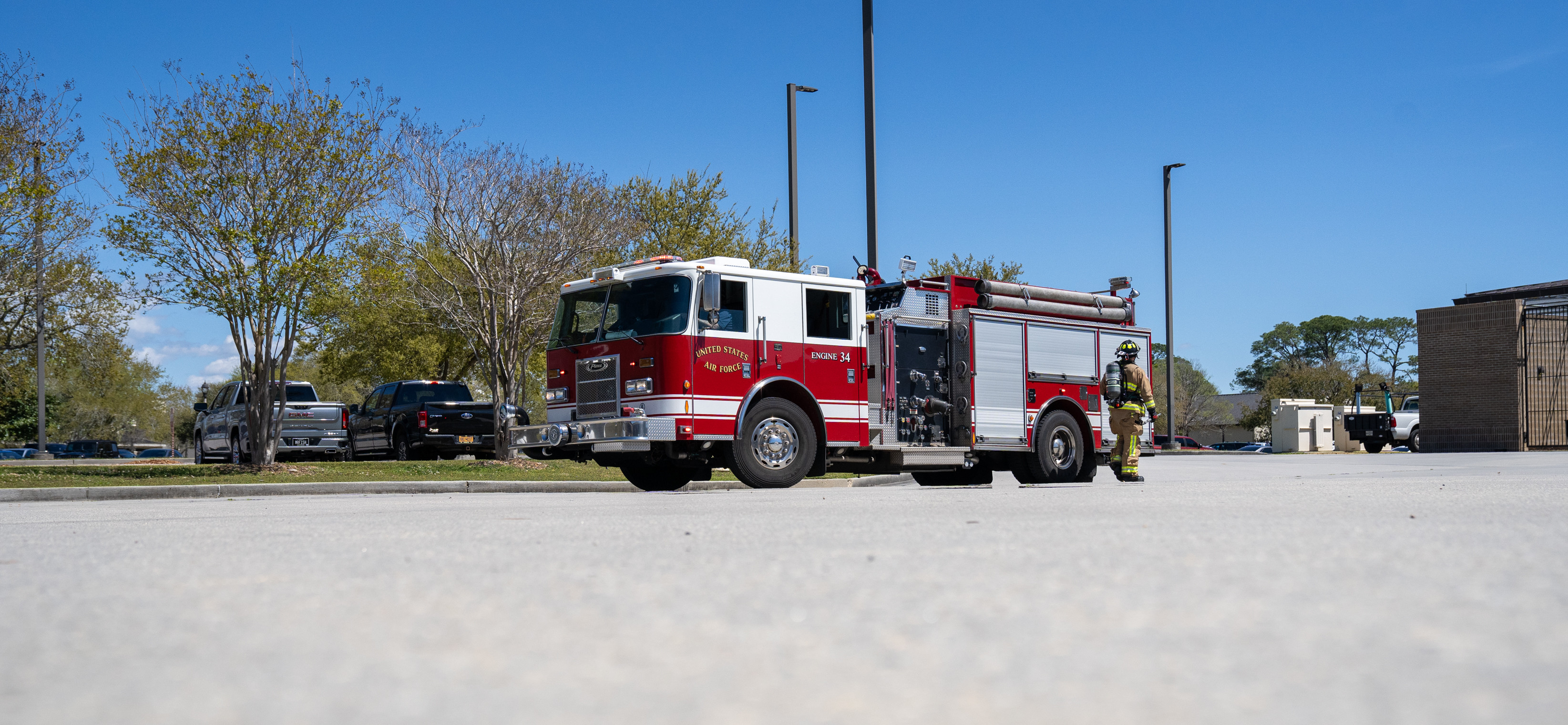 Keesler fire department conducts fire drill > Torch > Article Display