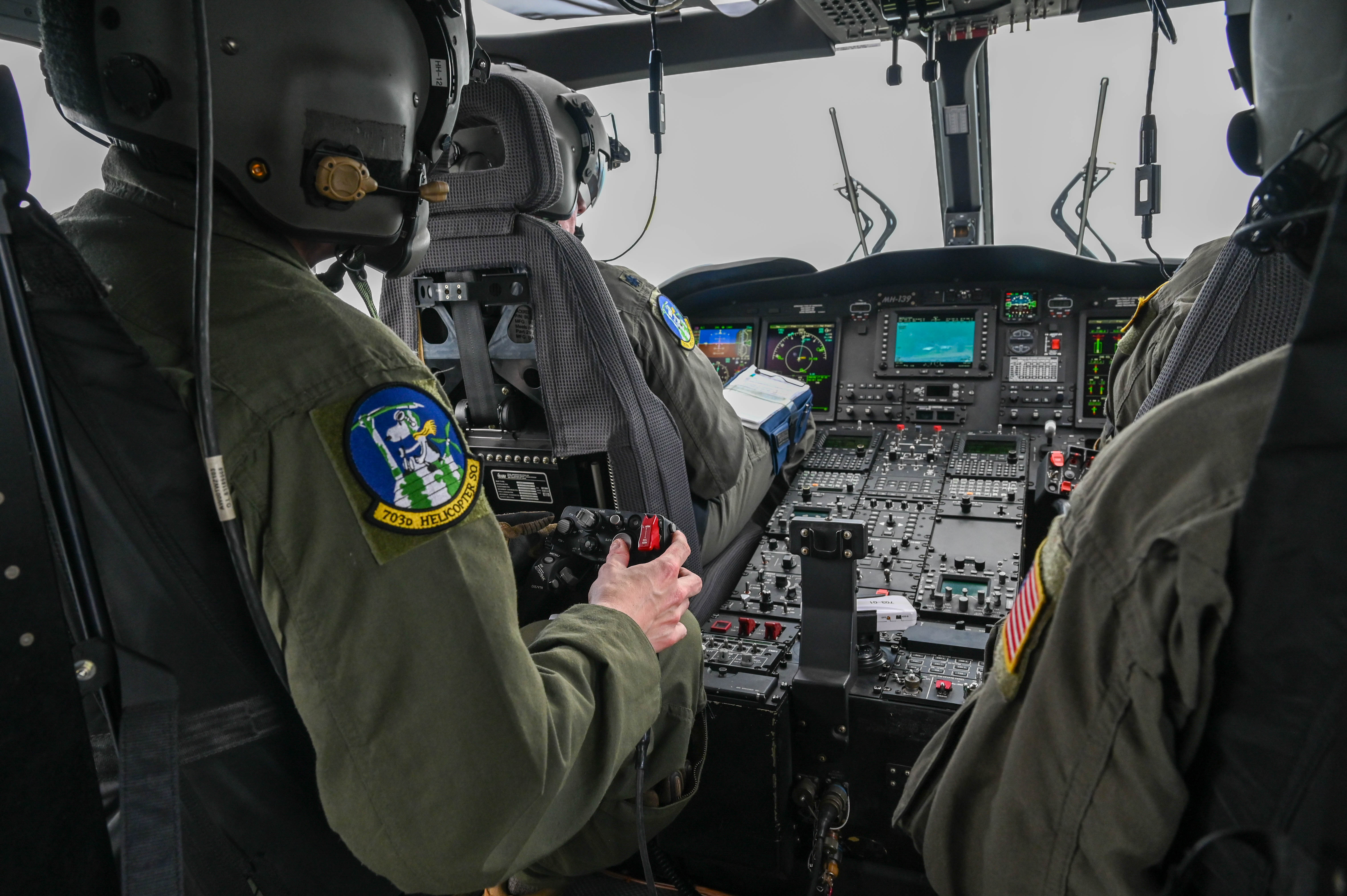 703rd HS refines key skills during training flight