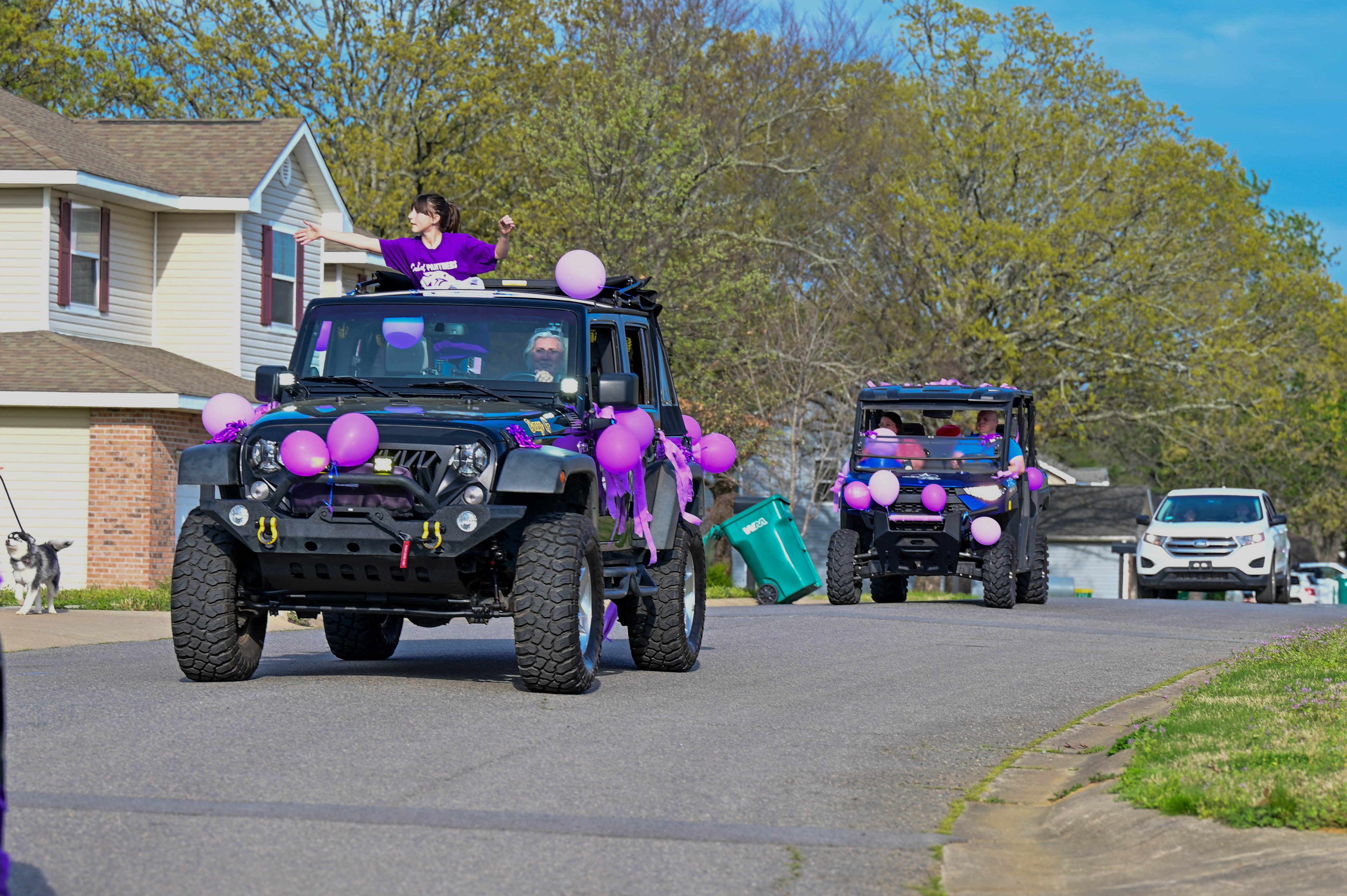 TLR kicks off Month of the Military Child with the Purple Up parade ...